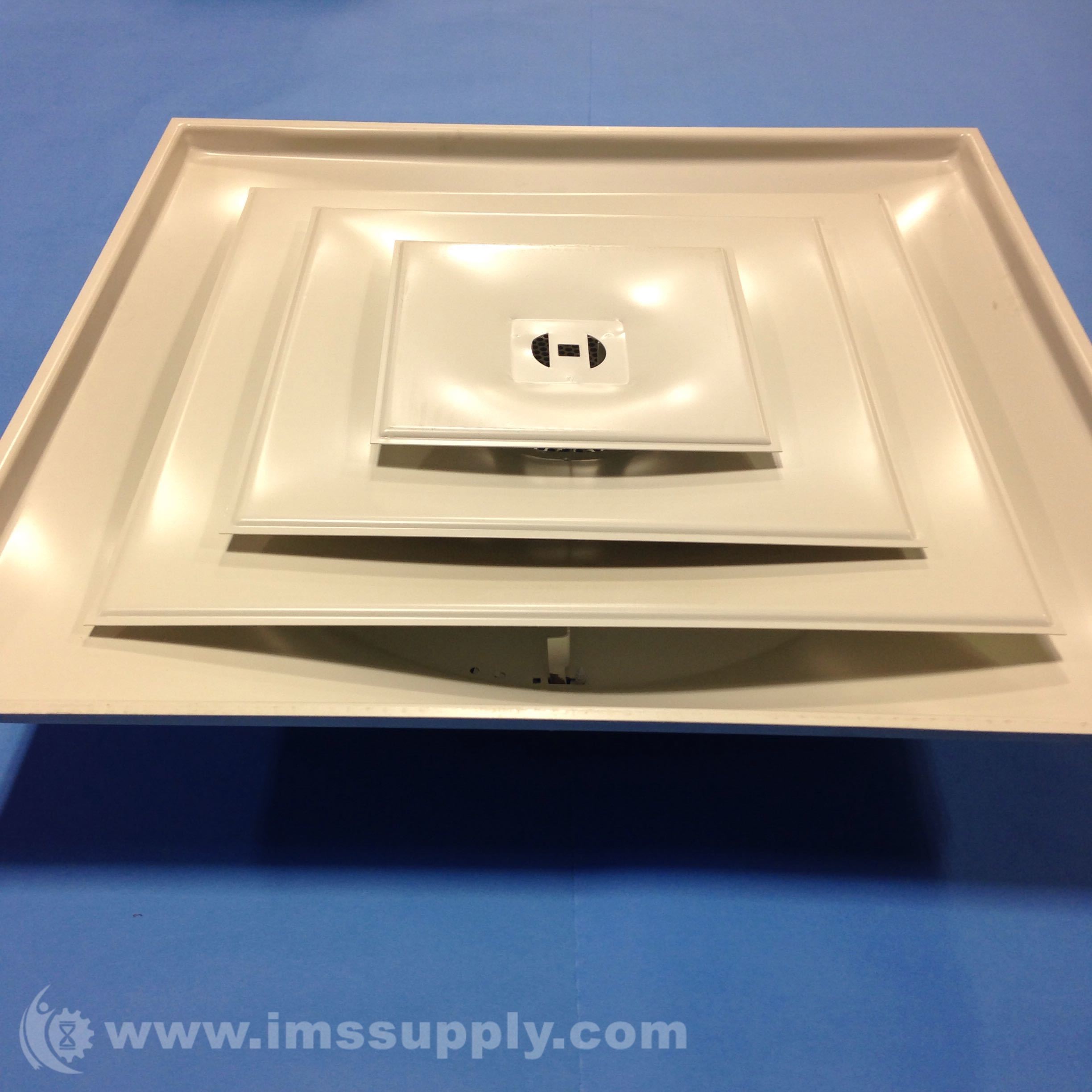 Carnes Company Square Louvered Diffuser, with 12 Round Neck - IMS Supply