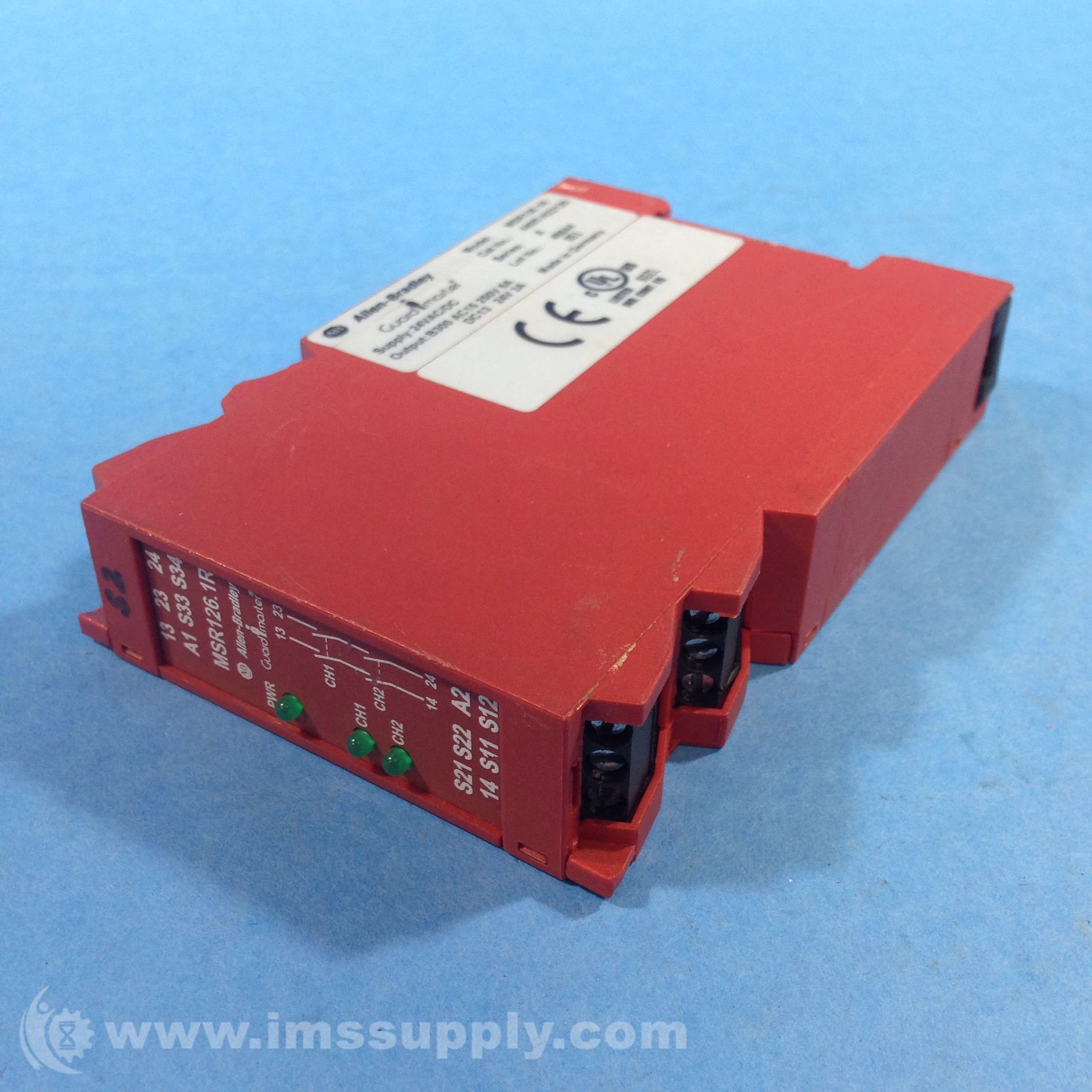 Allen Bradley MSR126.1R Safety Relay - IMS Supply