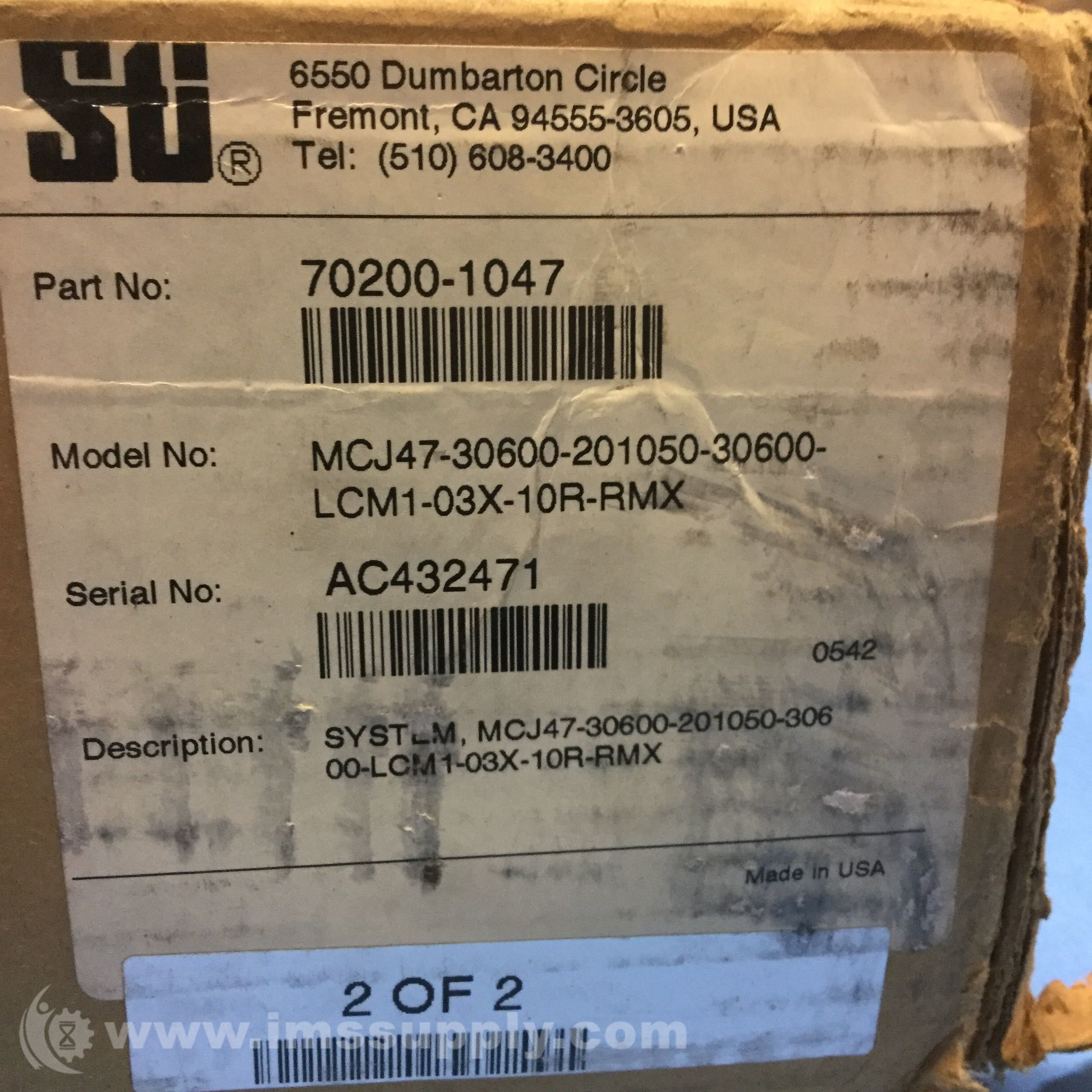 Sti 70200-1047 Safety Light Curtain System - IMS Supply