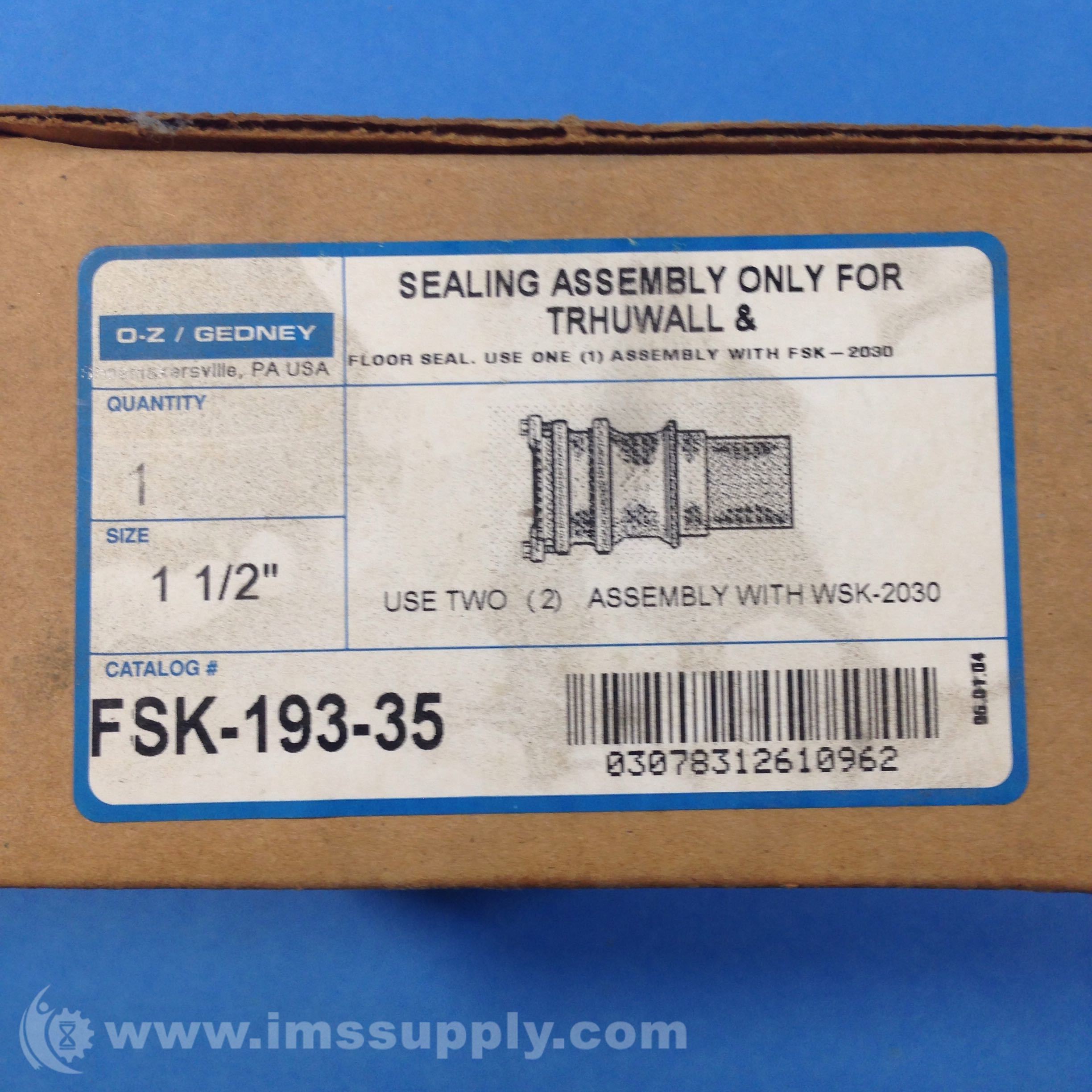 EGS FSK-193-35 Thruwall Entrance Seal - IMS Supply