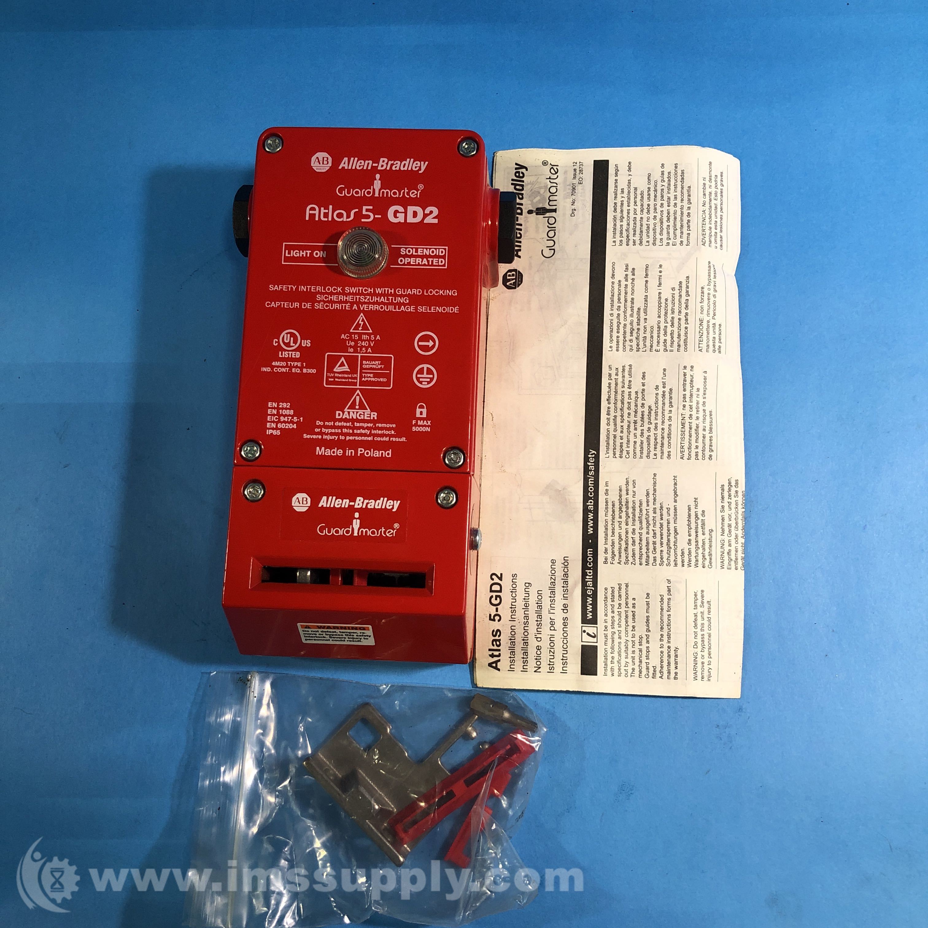 Allen Bradley 440G-L07264 Series C Guardlock Switch - IMS Supply