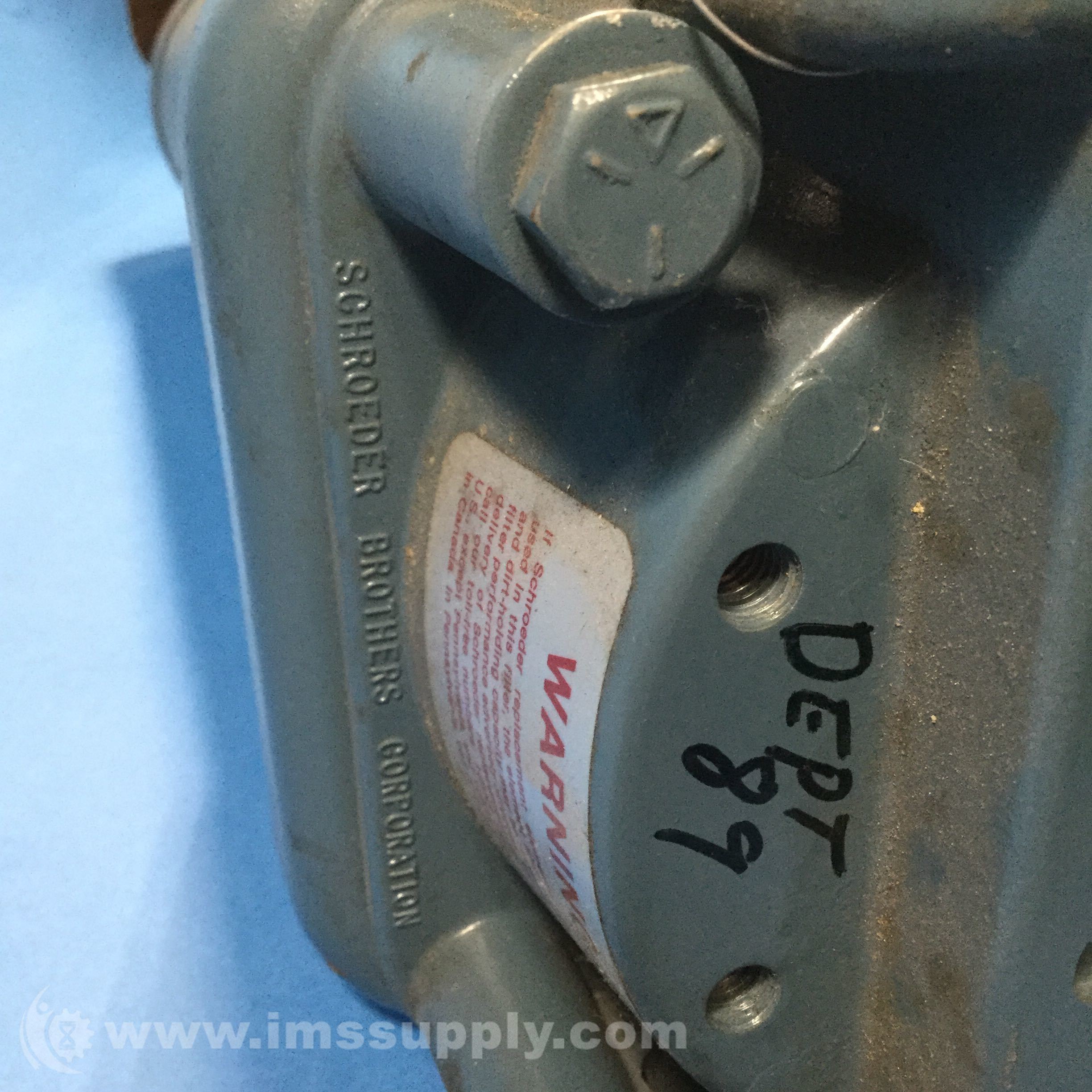 Schroeder KF3 2 K10 PD 5 High Pressure Filter, 300 PSI - IMS Supply