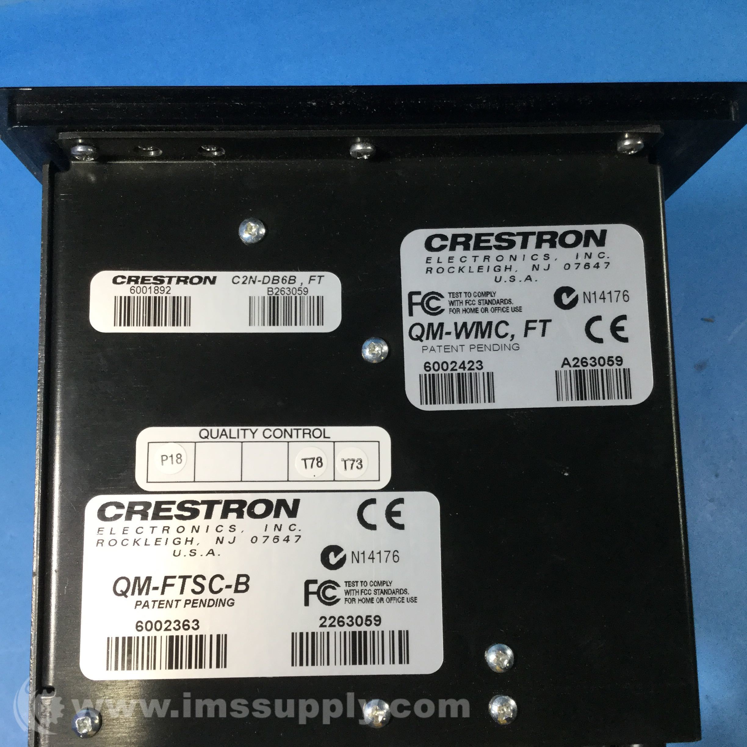 Crestron QM-FTSC-B FlipTop Storage Center - IMS Supply