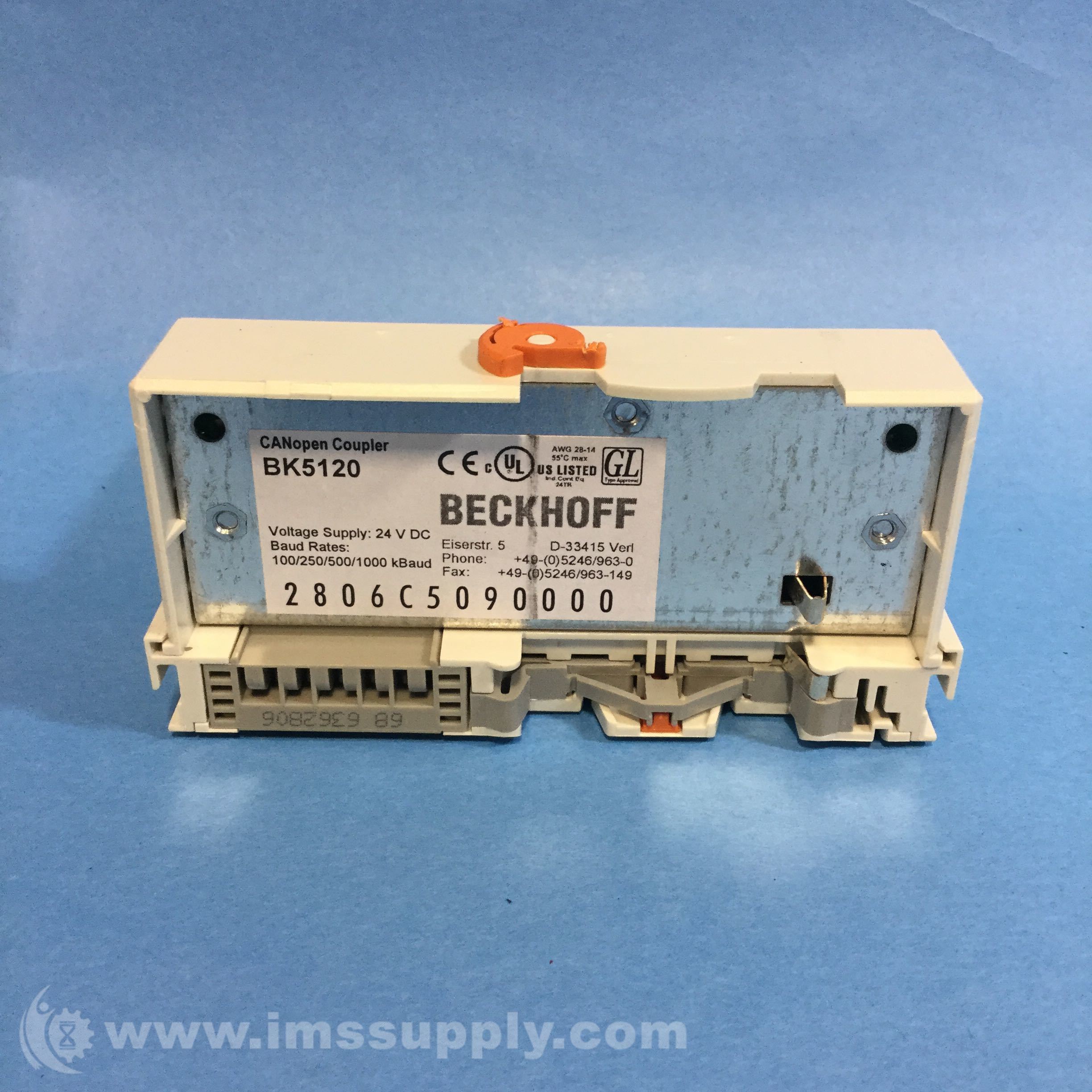 Beckhoff BK5120 Canopen Coupler - IMS Supply