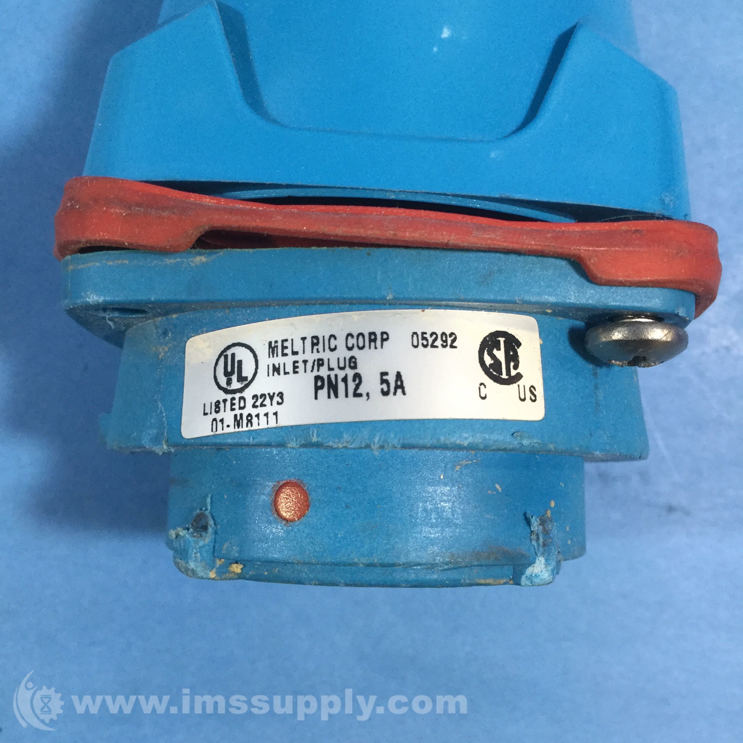 Meltric 01-M8111 PN12 5A Inlet Plug 5AMP 11PIN 12Wire - IMS Supply