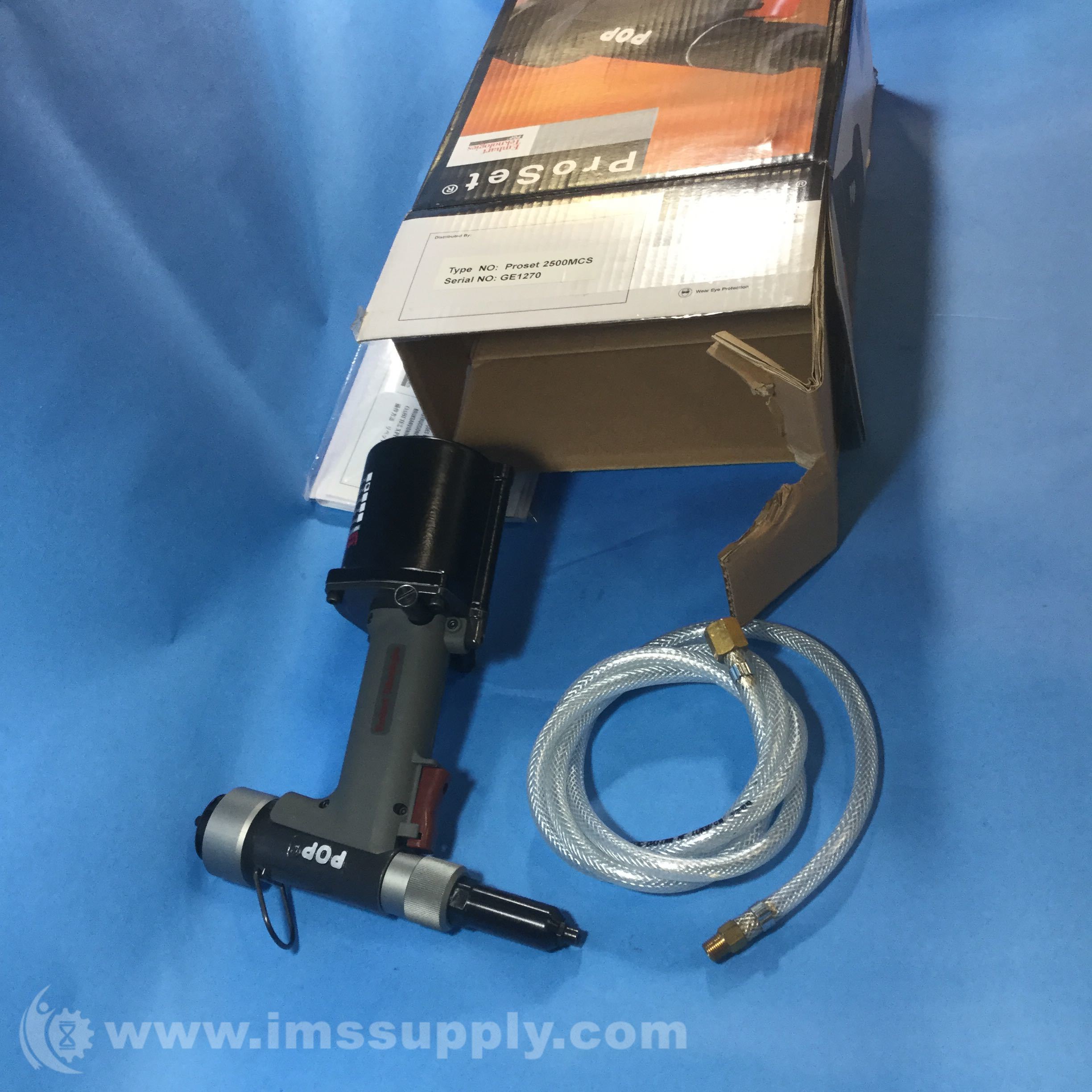 Emhart Proset 2500MCS Pop Rivet Power Tool - IMS Supply