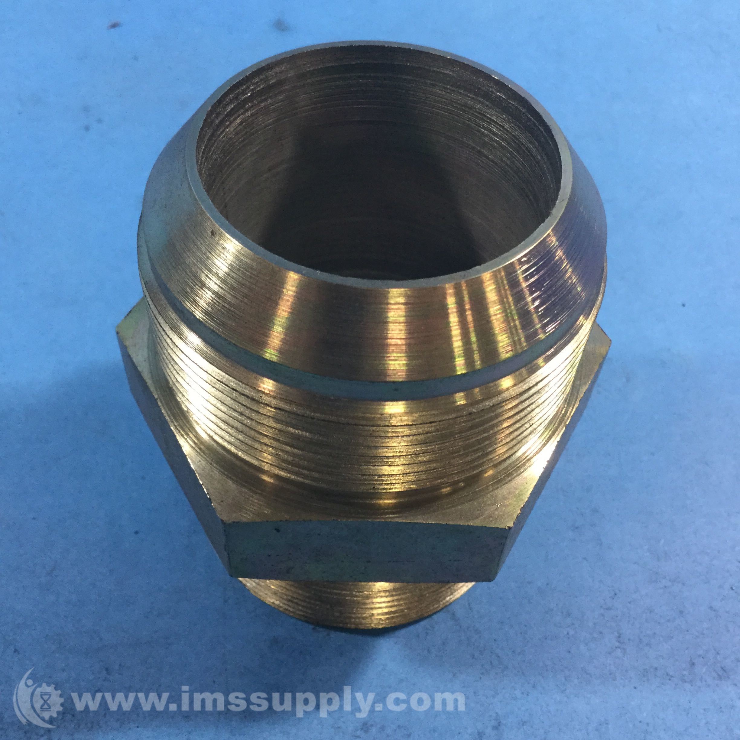 Parker 32FTX-S Male Adapter 2 Inch JIC X 2 Inch NPT Male Steel - IMS Supply