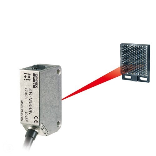 Optex ZR-M550N IP69K Polarized Retro-reflective 5.5M NPN 2M cable - IMS ...