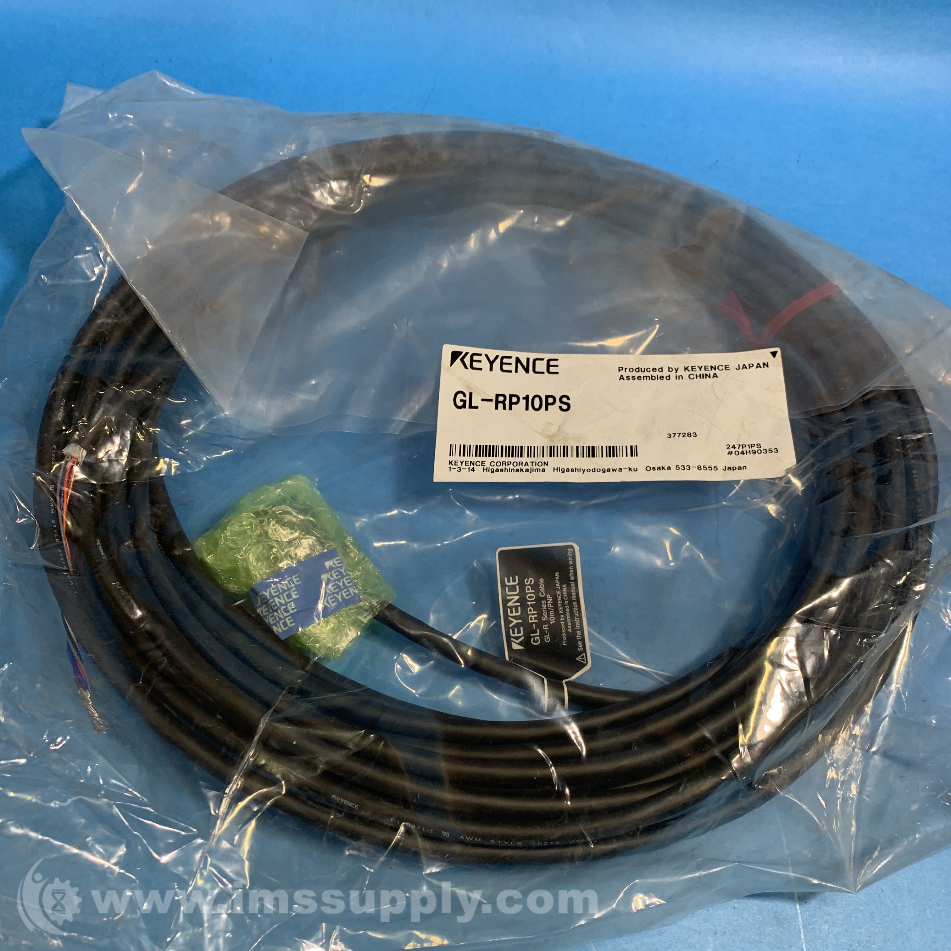 Keyence GL-RP10PS Connection Cable, 10m LG - IMS Supply