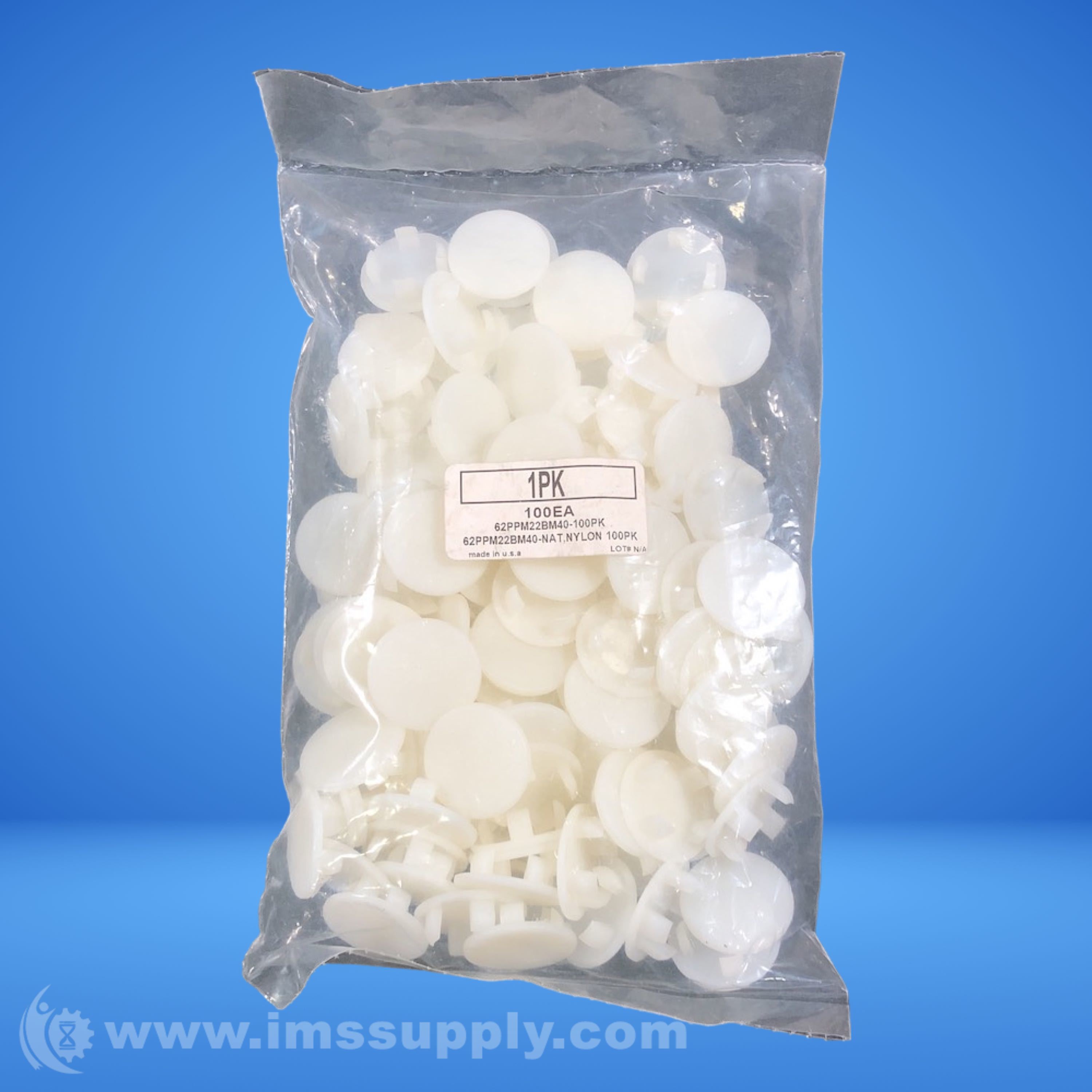 McMaster-Carr 9688K49 Bag of 100 - IMS Supply