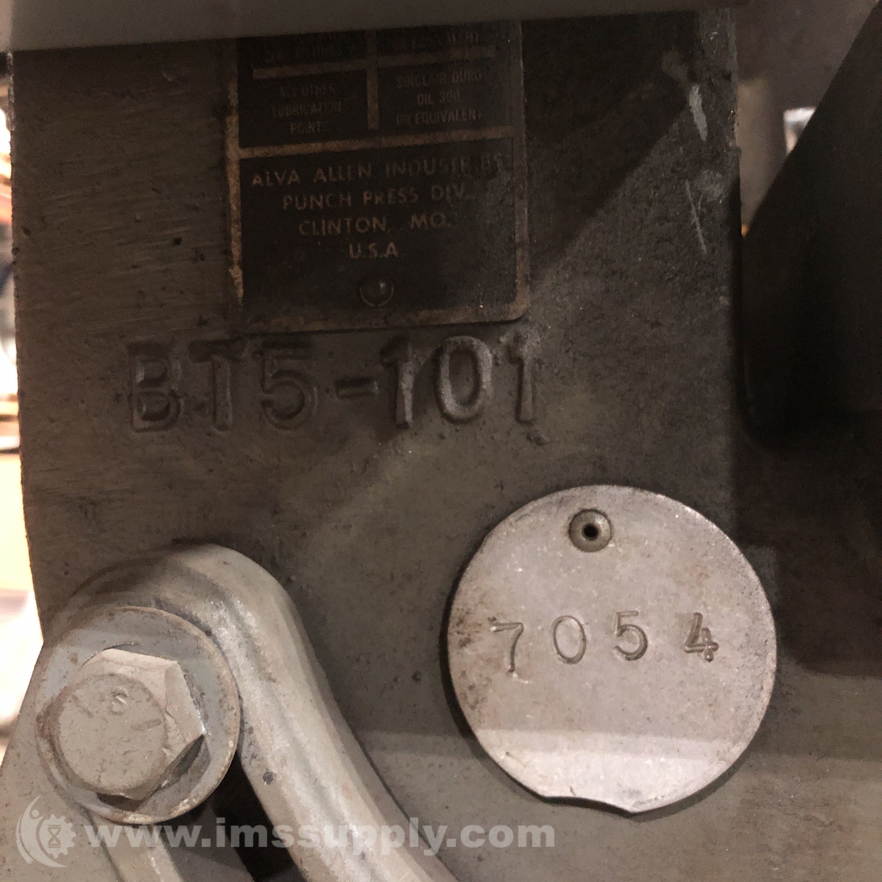 Alva Allen BT5 Punch Press - IMS Supply