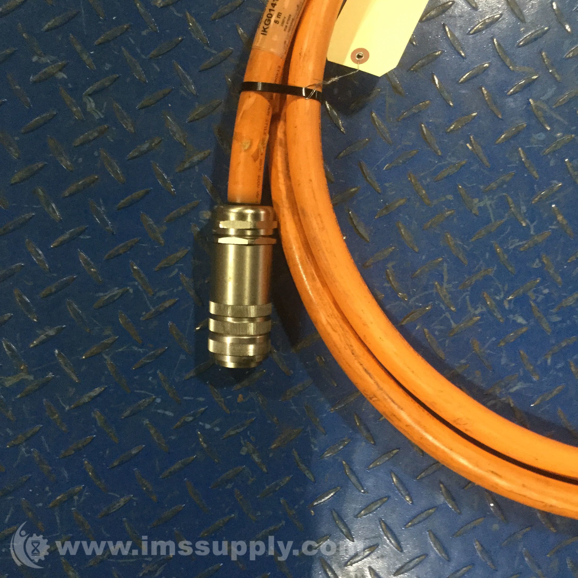 Rexroth Indramat IKG0141 Servo Power Cable, 5M - IMS Supply