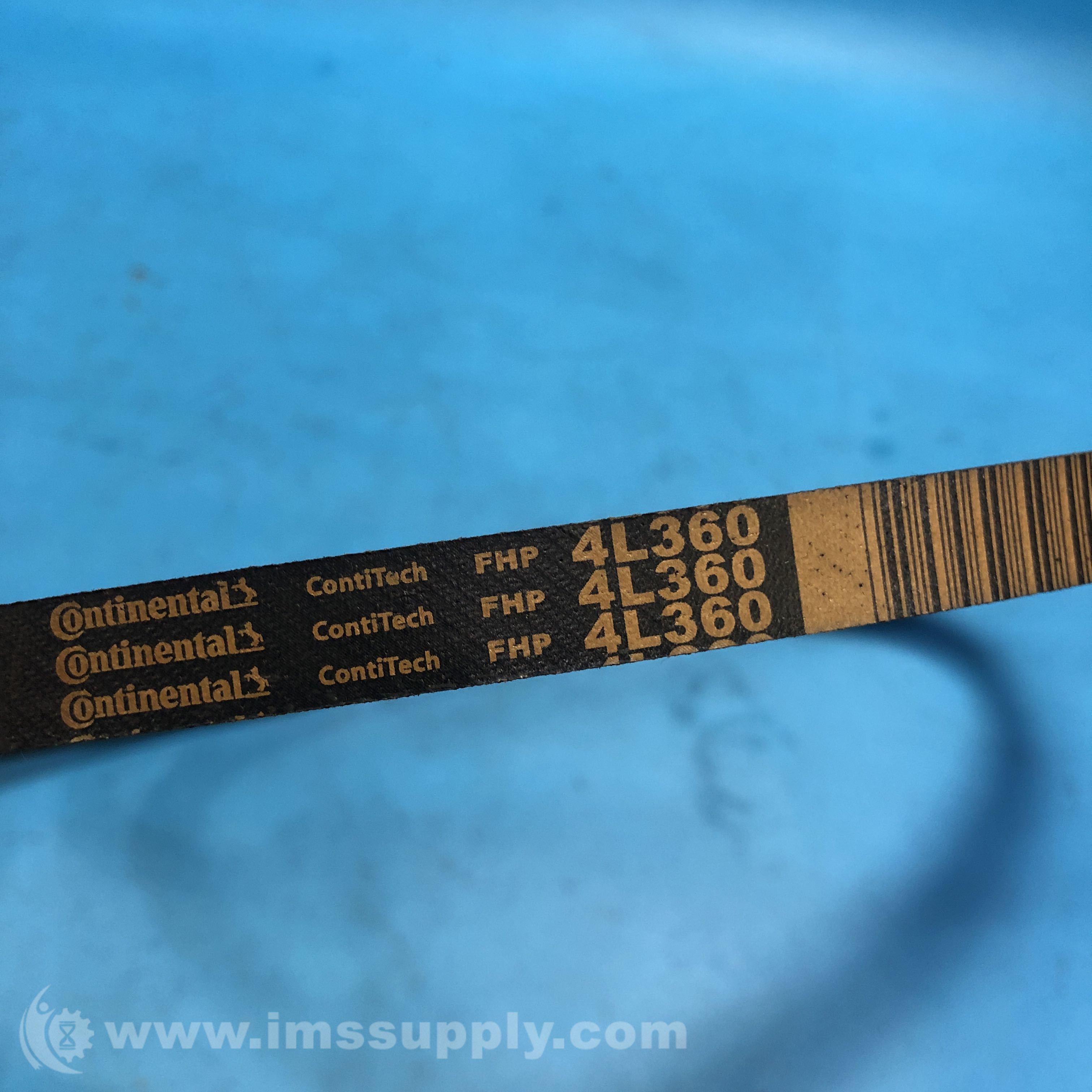 Continental 4L360 Continental ContiTech FHP Belt, Rubber - IMS Supply