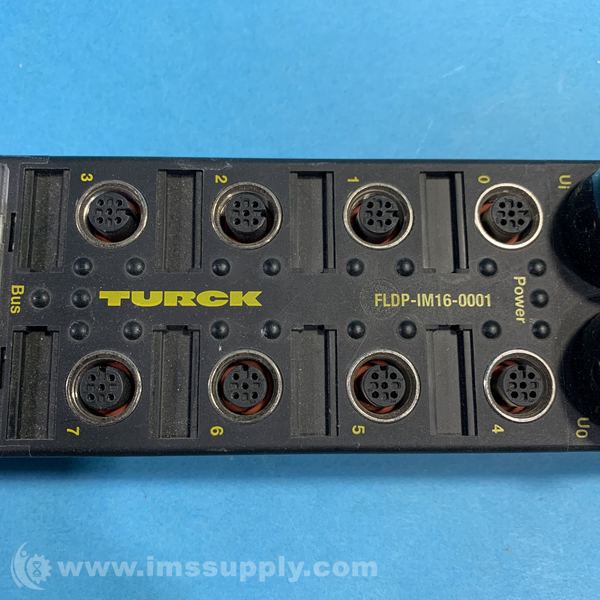 Turck FLDP-IM16-0001 Fieldbus I/O Module, 16 Digital PNP Inputs - IMS ...