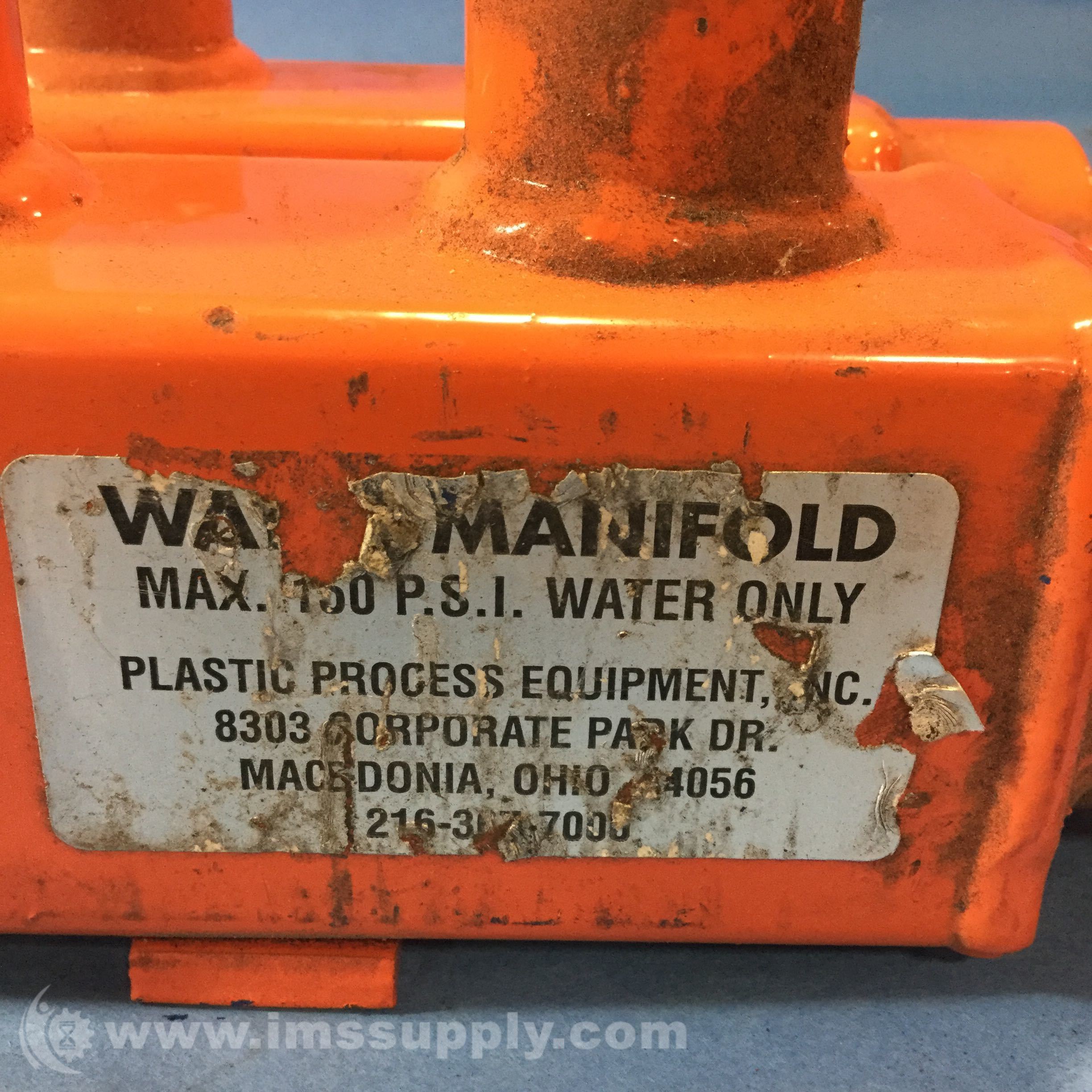 PPE Plastic Process Equipment 12 Port Water Manifolds - IMS Supply