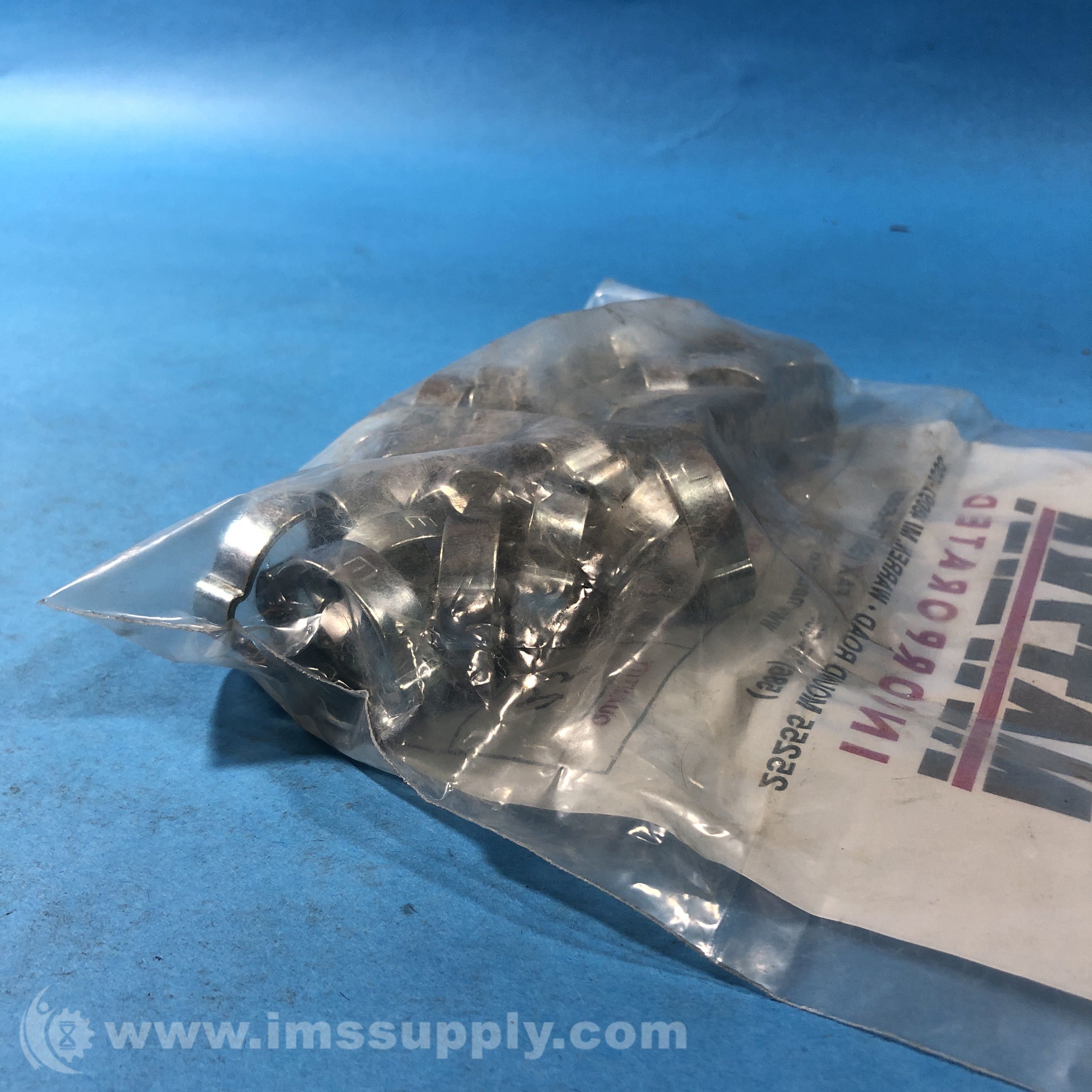 Matzka Incorporated 2225 Bag of 25 Steel Double Ear Clamps - IMS Supply