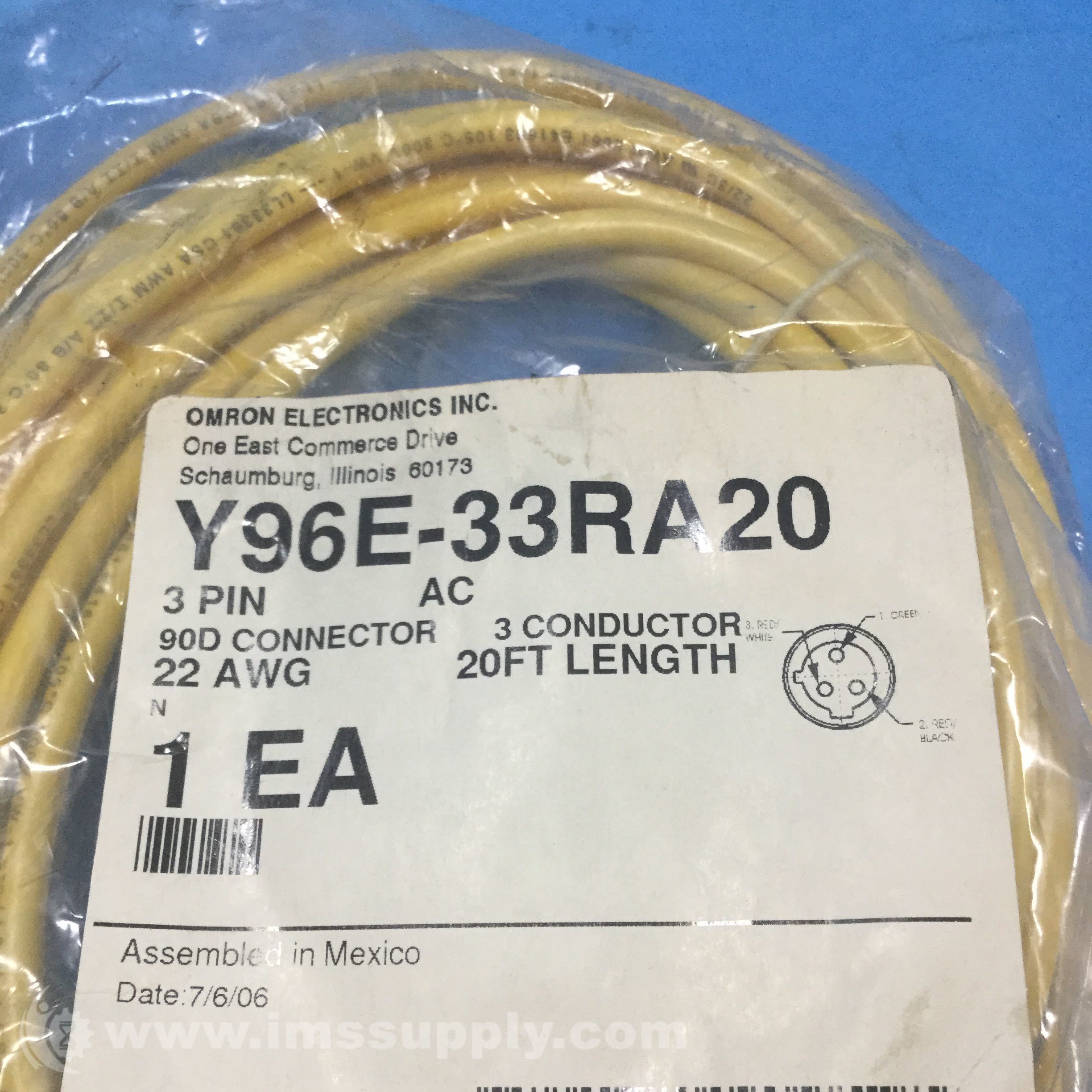 Omron 3 Pin Conector