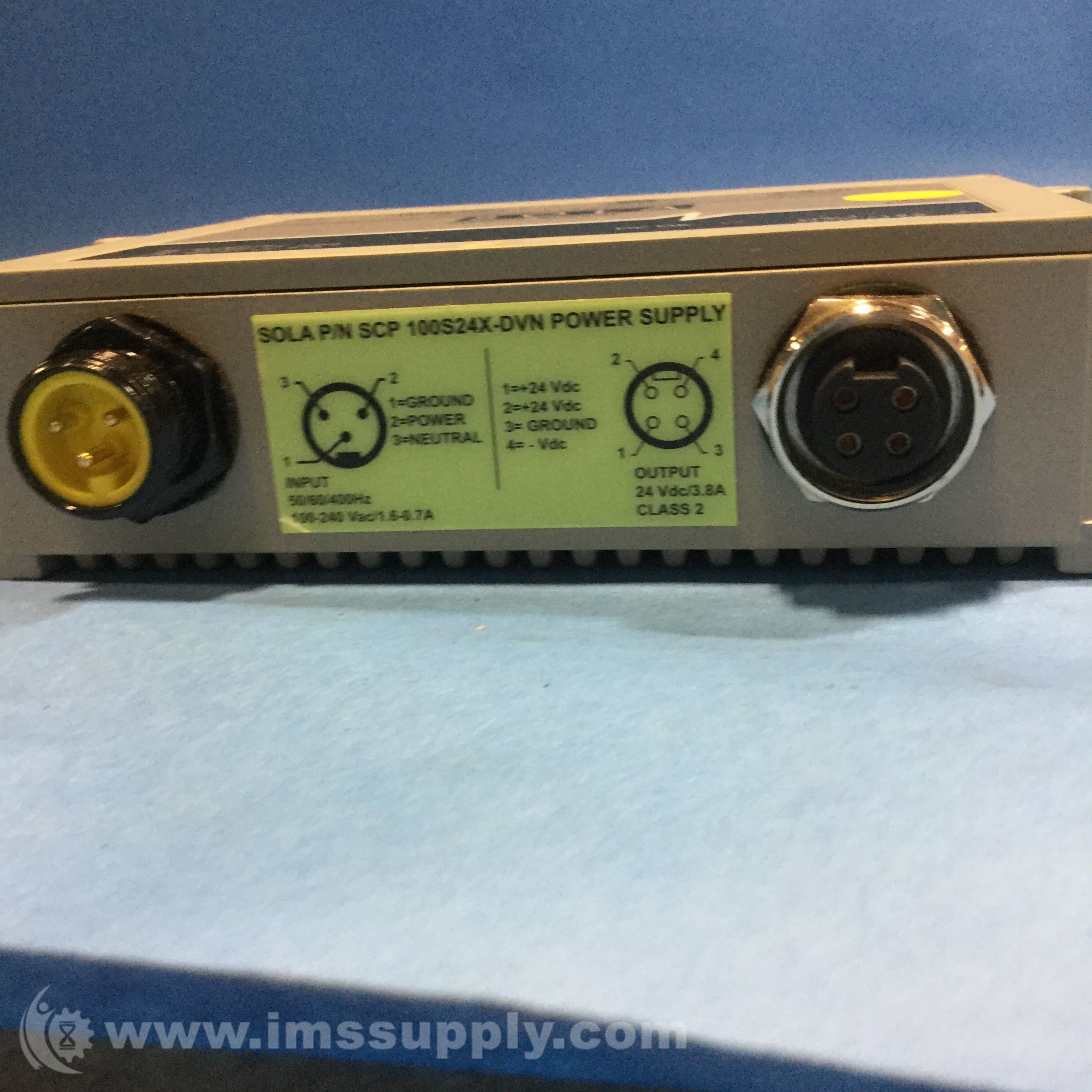 Sola SCP 100S24X-DVN 24V 3.8A Power Supply - IMS Supply