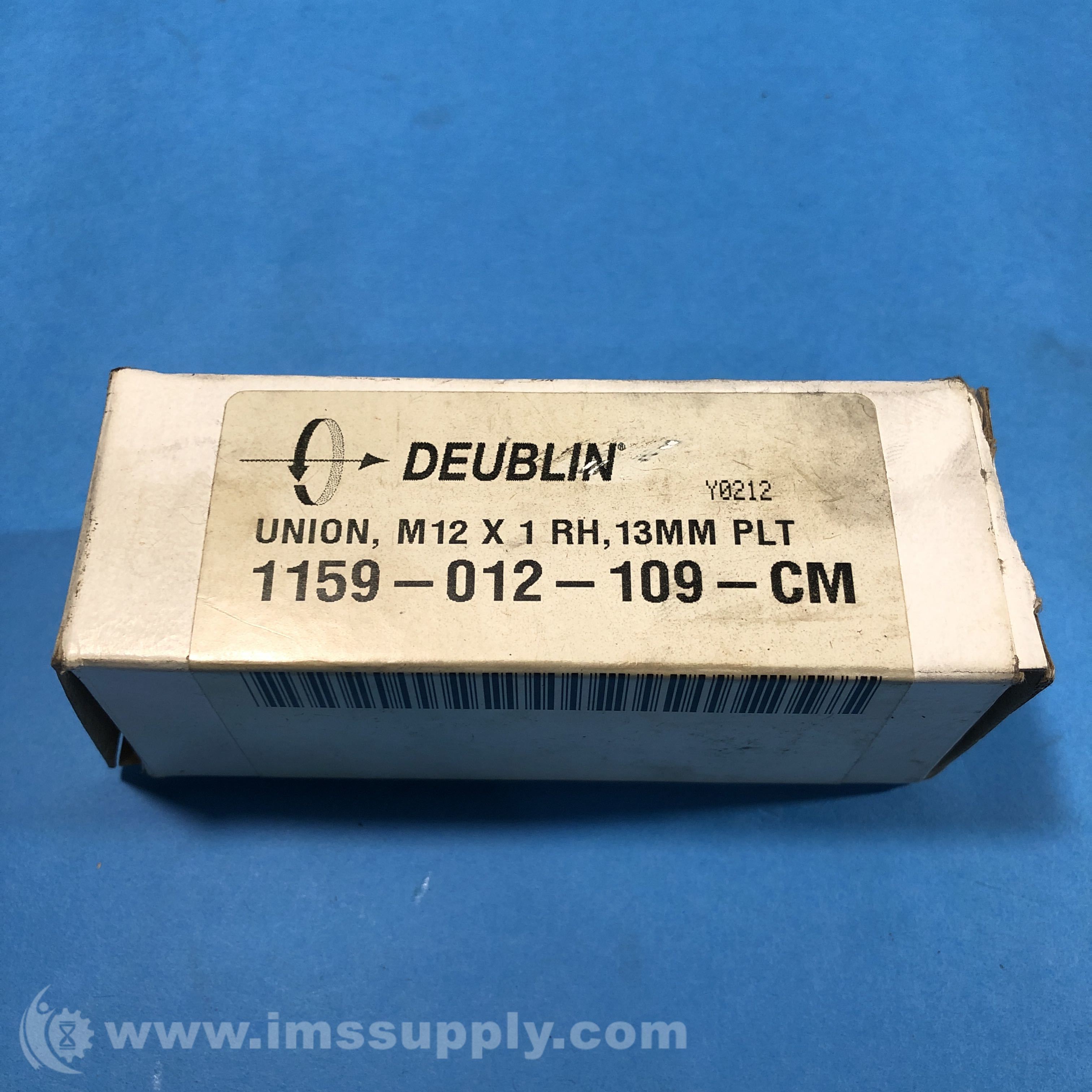 Deublin 1159-012-109-CM Compact Cool Control Union, M12 x 1RH - IMS Supply