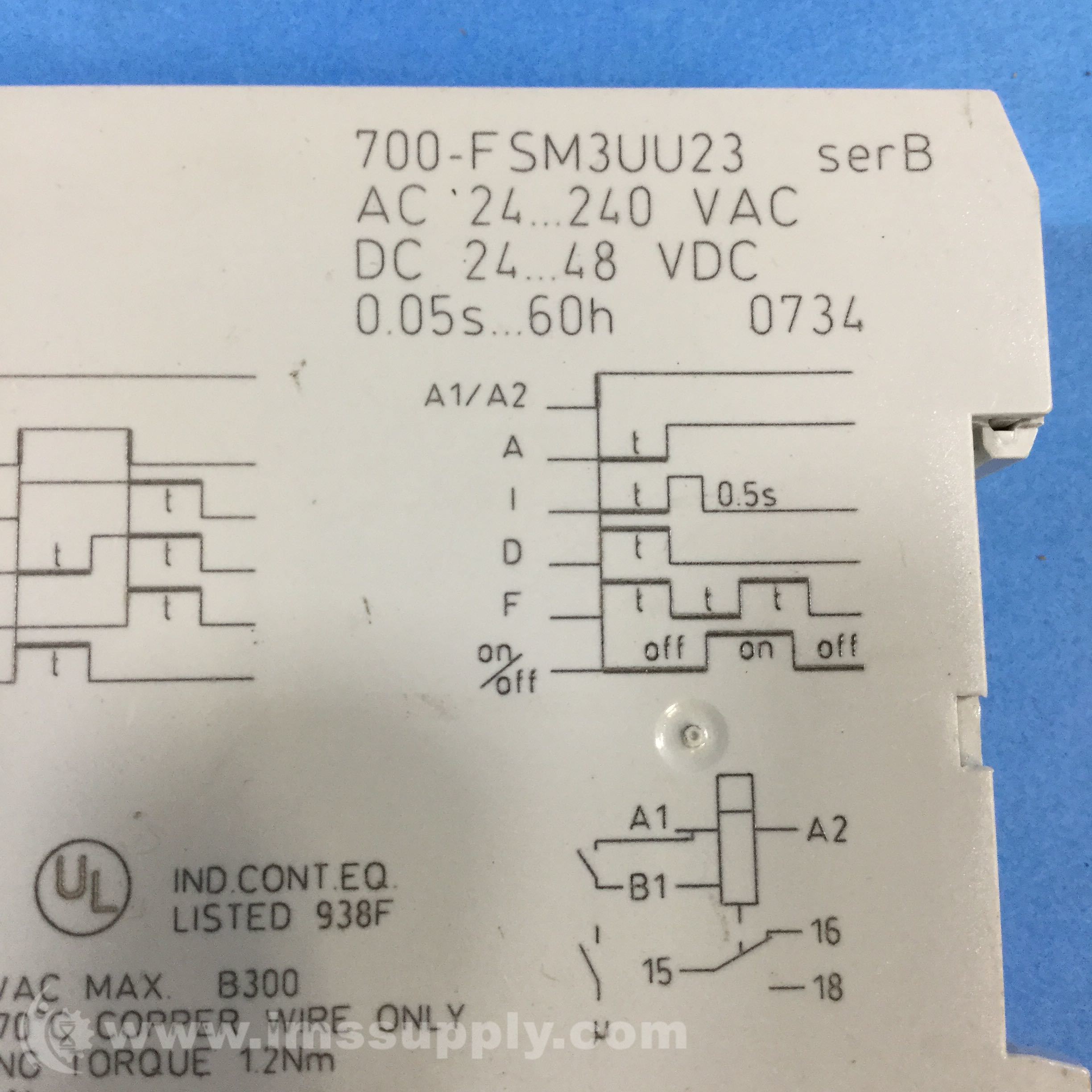 Allen Bradley 700-FSM3UU23 High Performance Timing Relay - IMS Supply