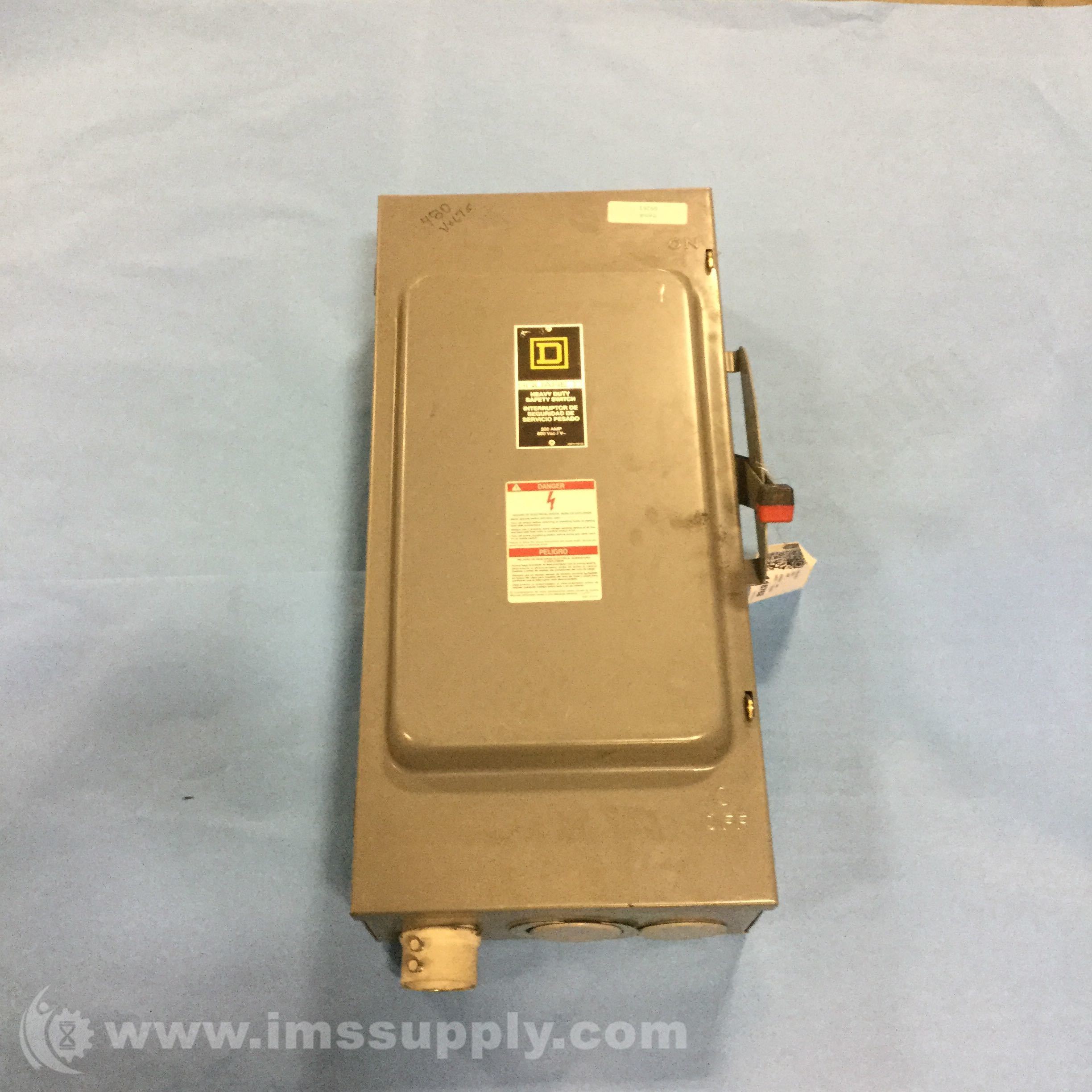 Square D H364 200 Amp 600 VAC Safety Switch 3PST - IMS Supply