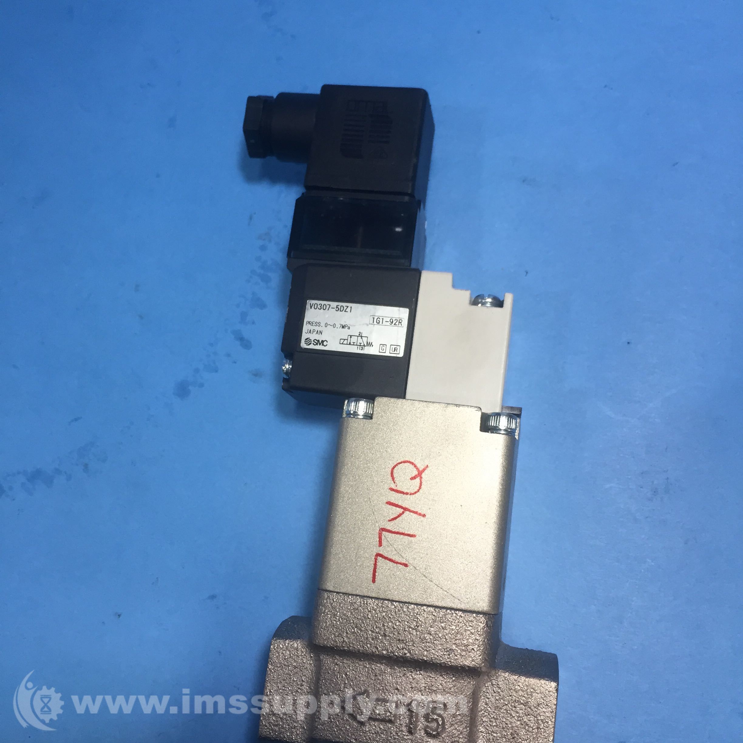 SMC VNC211A-10A-5DZ Coolant Valve, 0-0.5 MPa, - IMS Supply