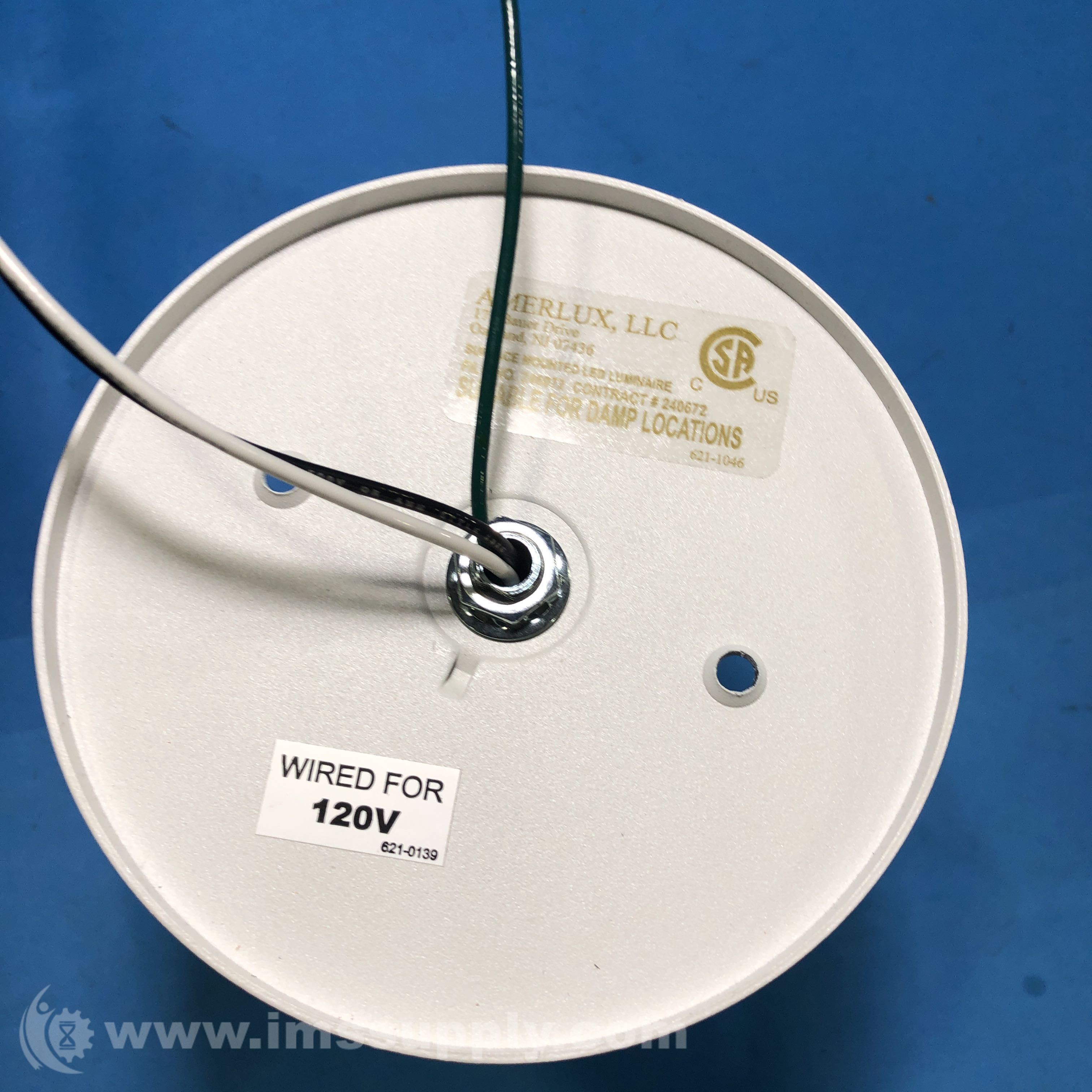 Amerlux White LED Light Fixture - IMS Supply