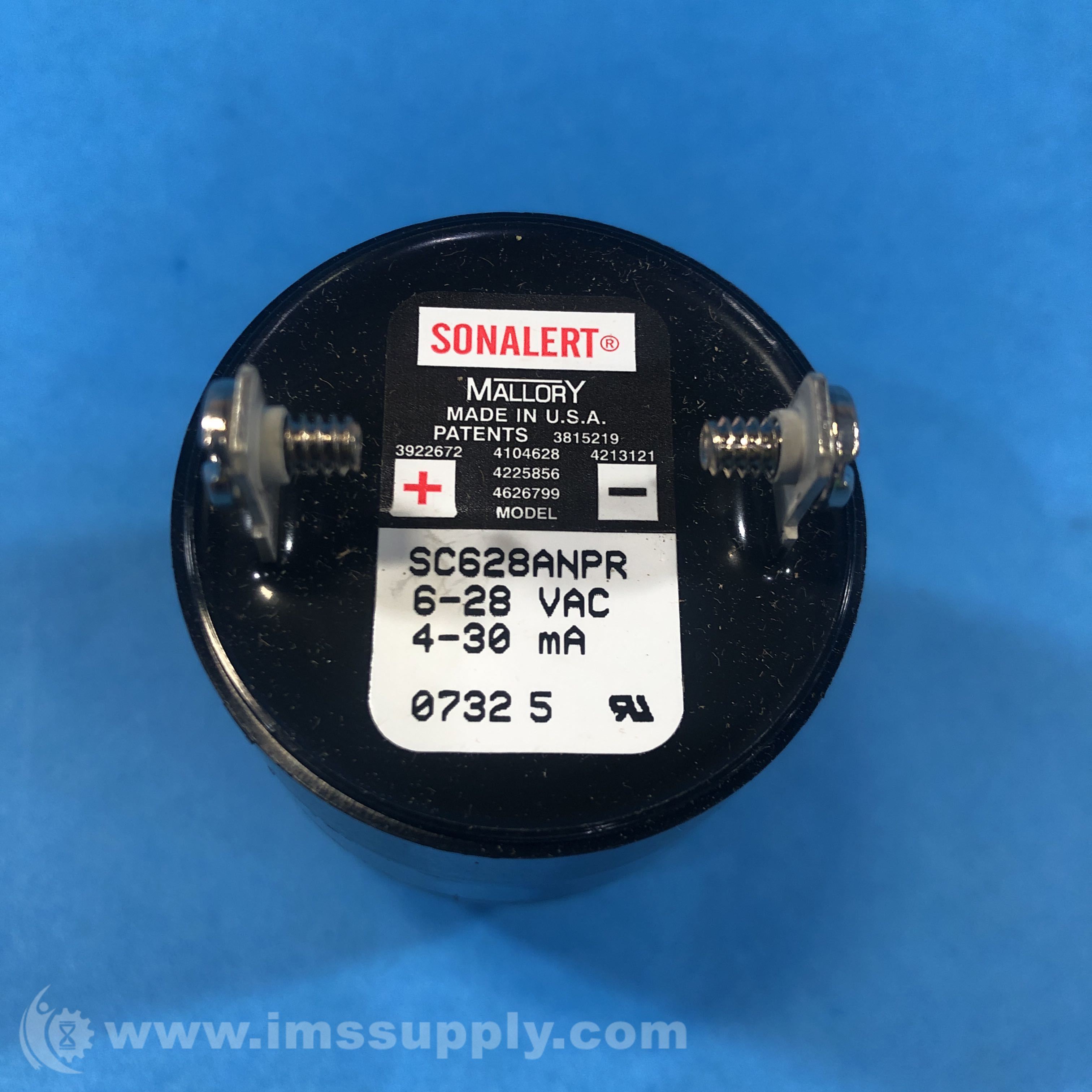 Sonalert SC628ANPR Alarm Transducer - IMS Supply