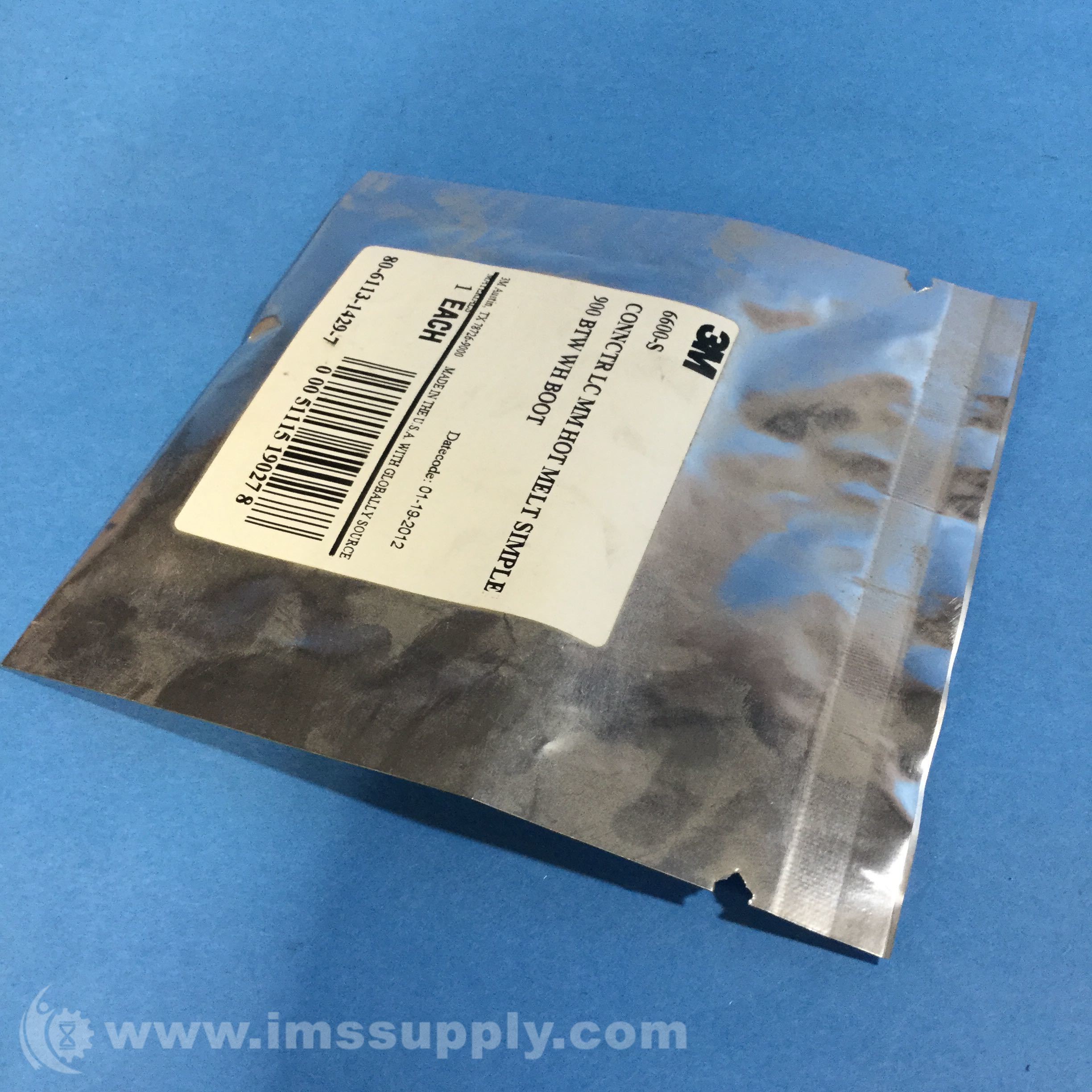 3M 6600-S Multimode Fiber Optic Connector - IMS Supply