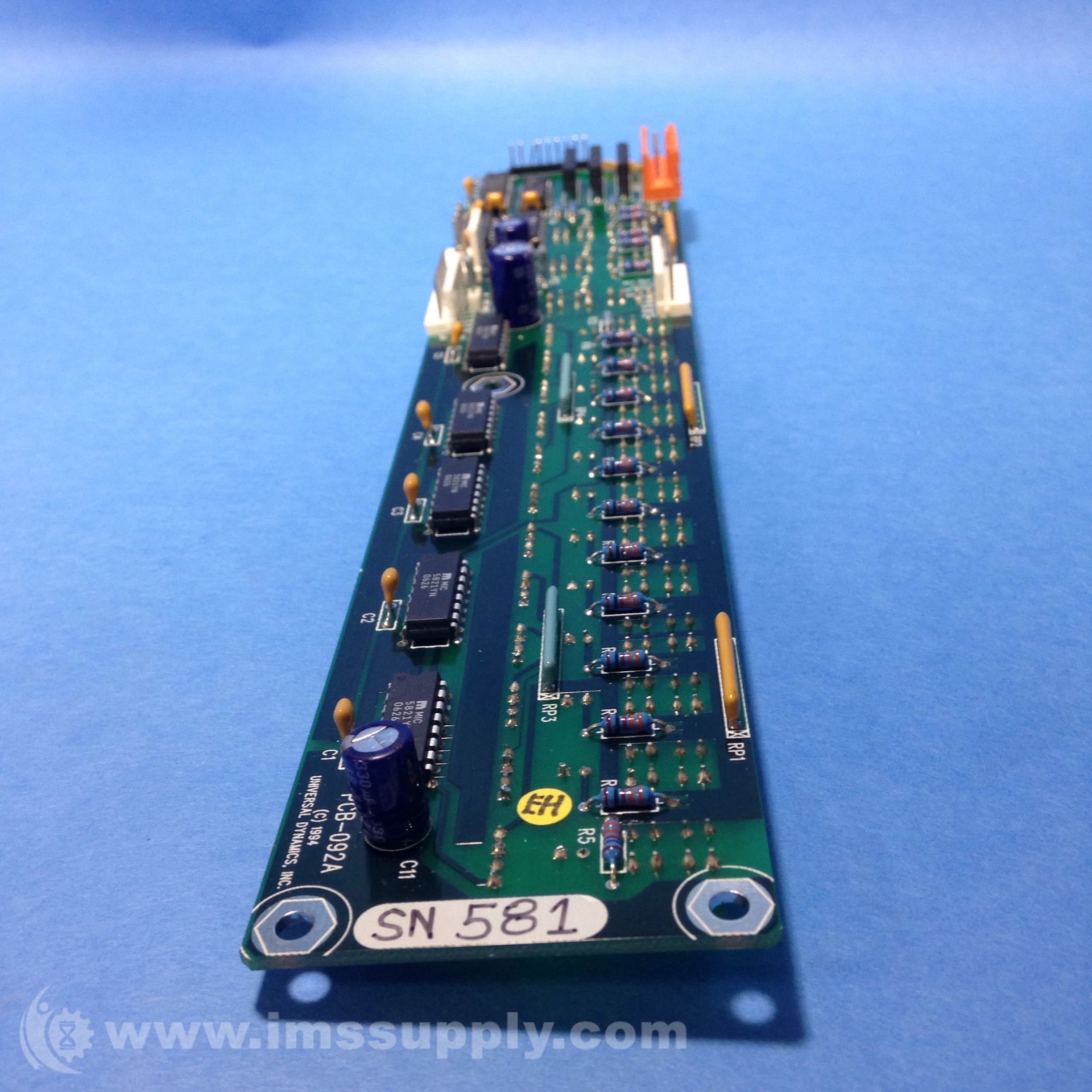 Universal Dynamics PCB-092A Circuit Board - IMS Supply