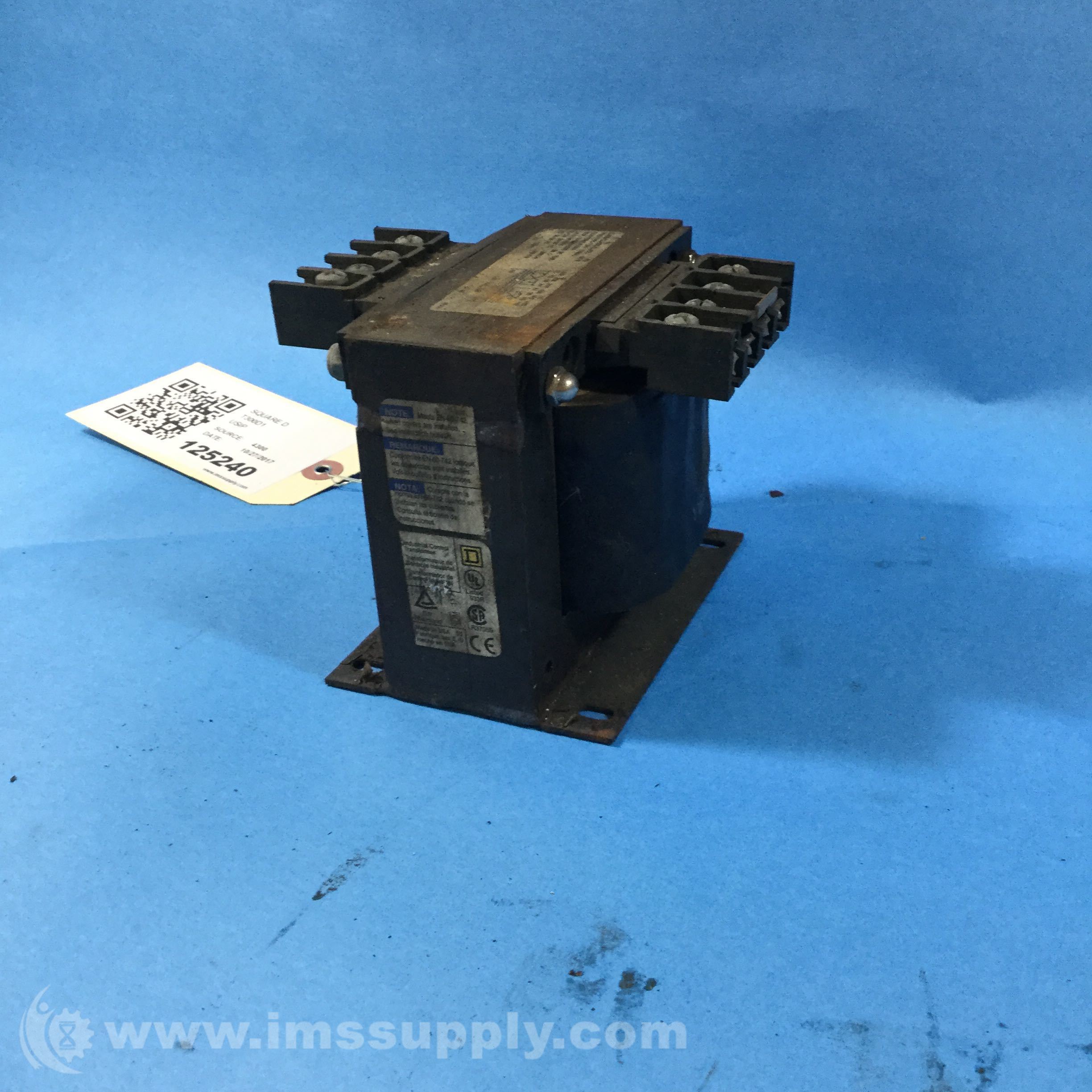 Square D T300D1 Transformer 300VA 240/480V-120V - IMS Supply
