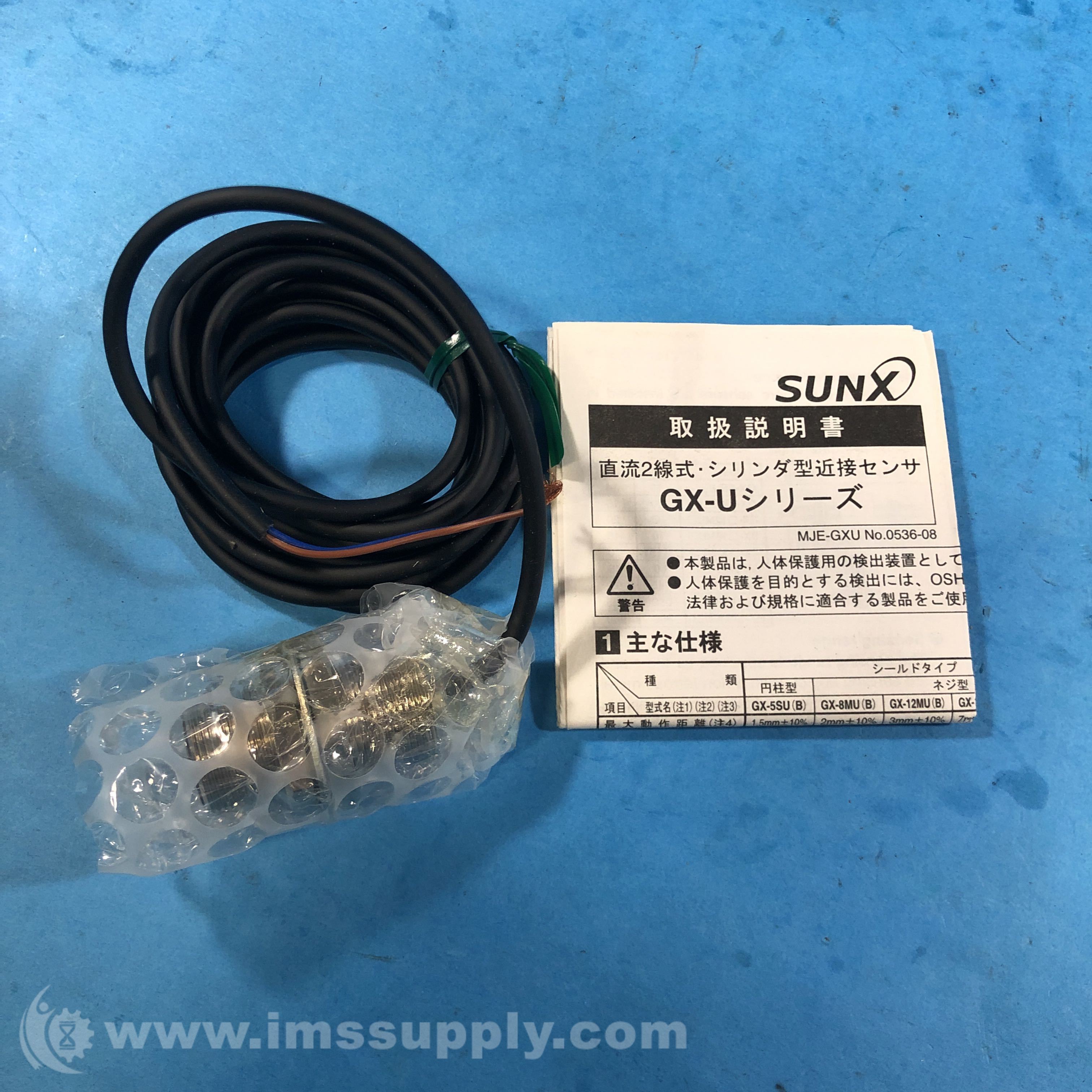 Sunx GX-18MU M18 Threaded Inductive Shielded Proximity Sensor - IMS Supply