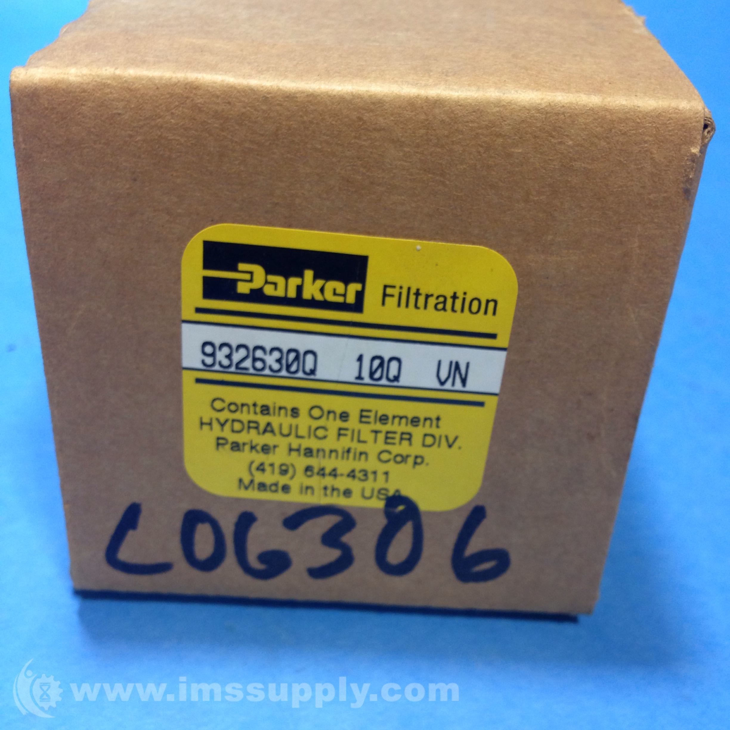 Parker 932630Q Hydraulic Filter Element - IMS Supply