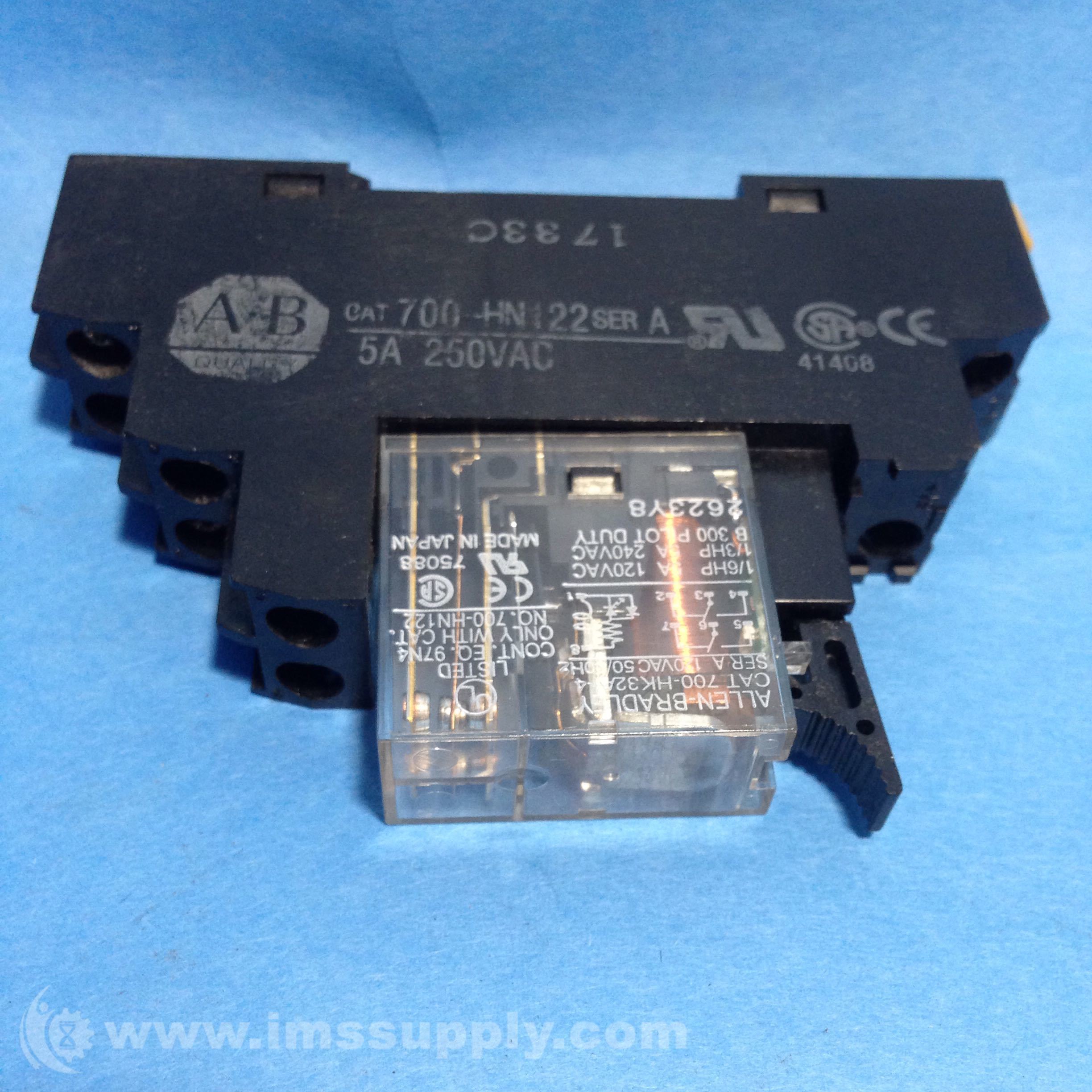 Allen Bradley 700-HK32A1-4 Relay Ice Cube Slim Line 8-Blade - IMS Supply