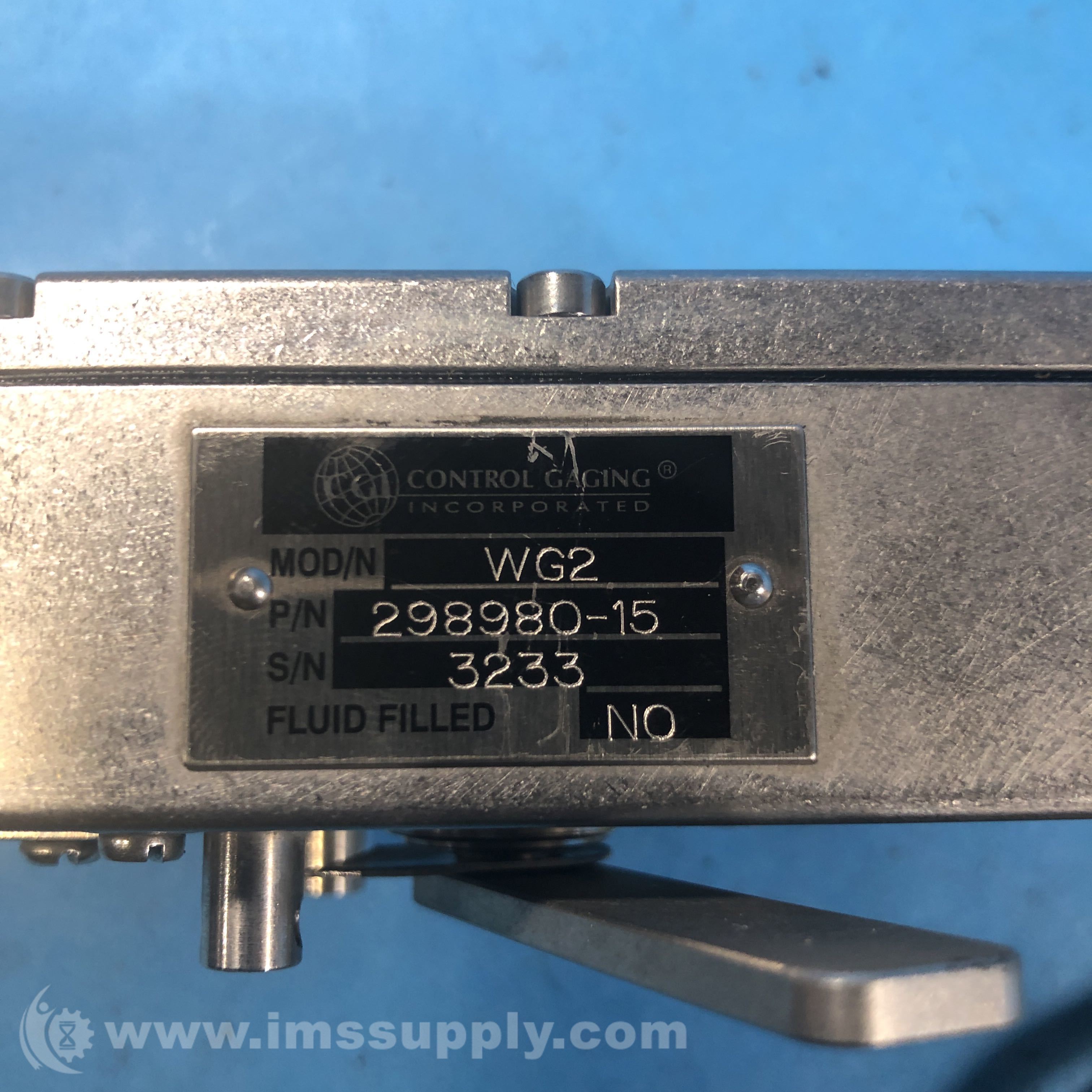 Control Gaging 298980-15 WG2 Dual Finger Gage - IMS Supply