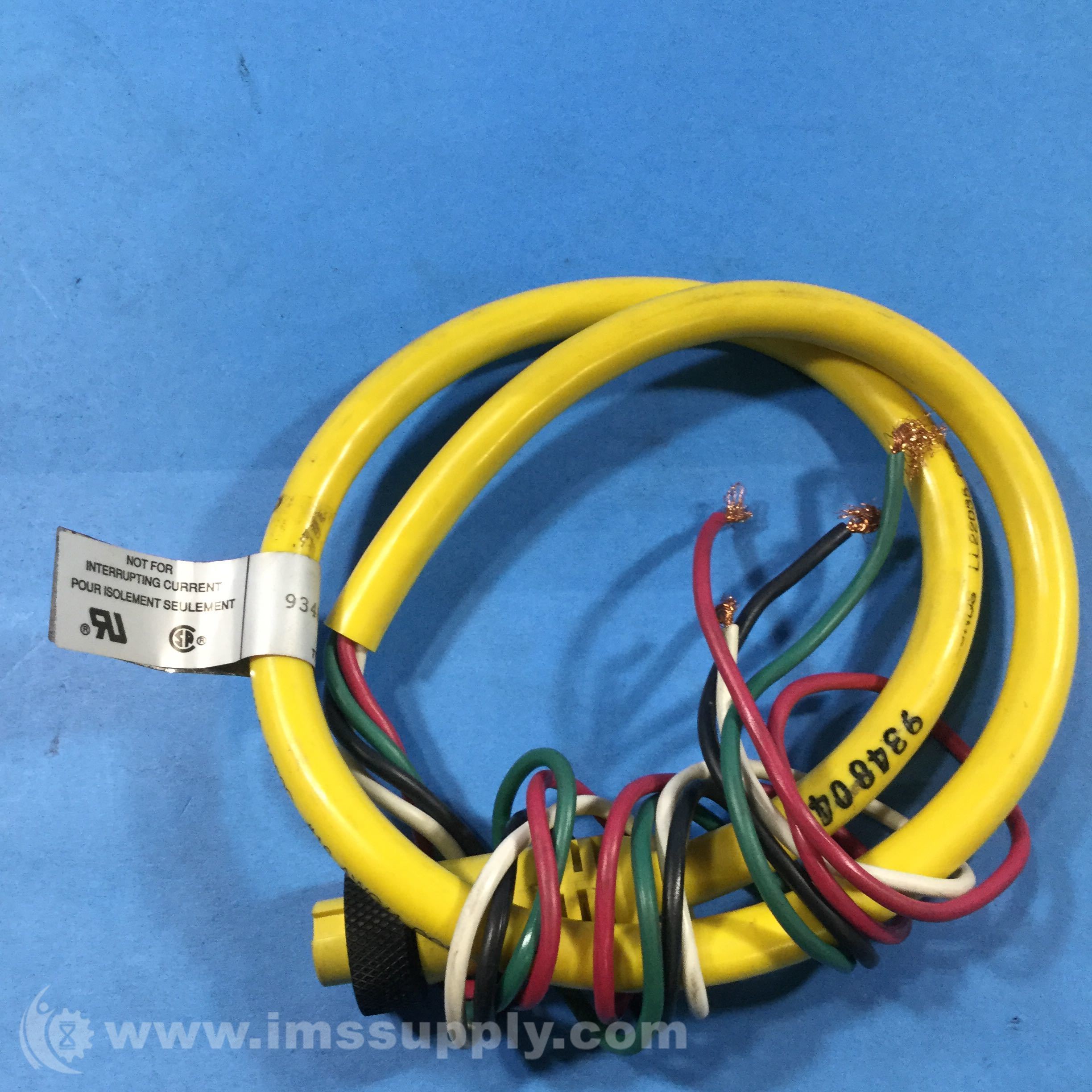 Brad Harrison 41109 Mini-Change Cordset, 4 Pin, 12 Foot Length - IMS Supply