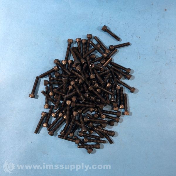 YFS Pack of 116 Black Steel Socket Head Fully Threaded Screws - IMS Supply