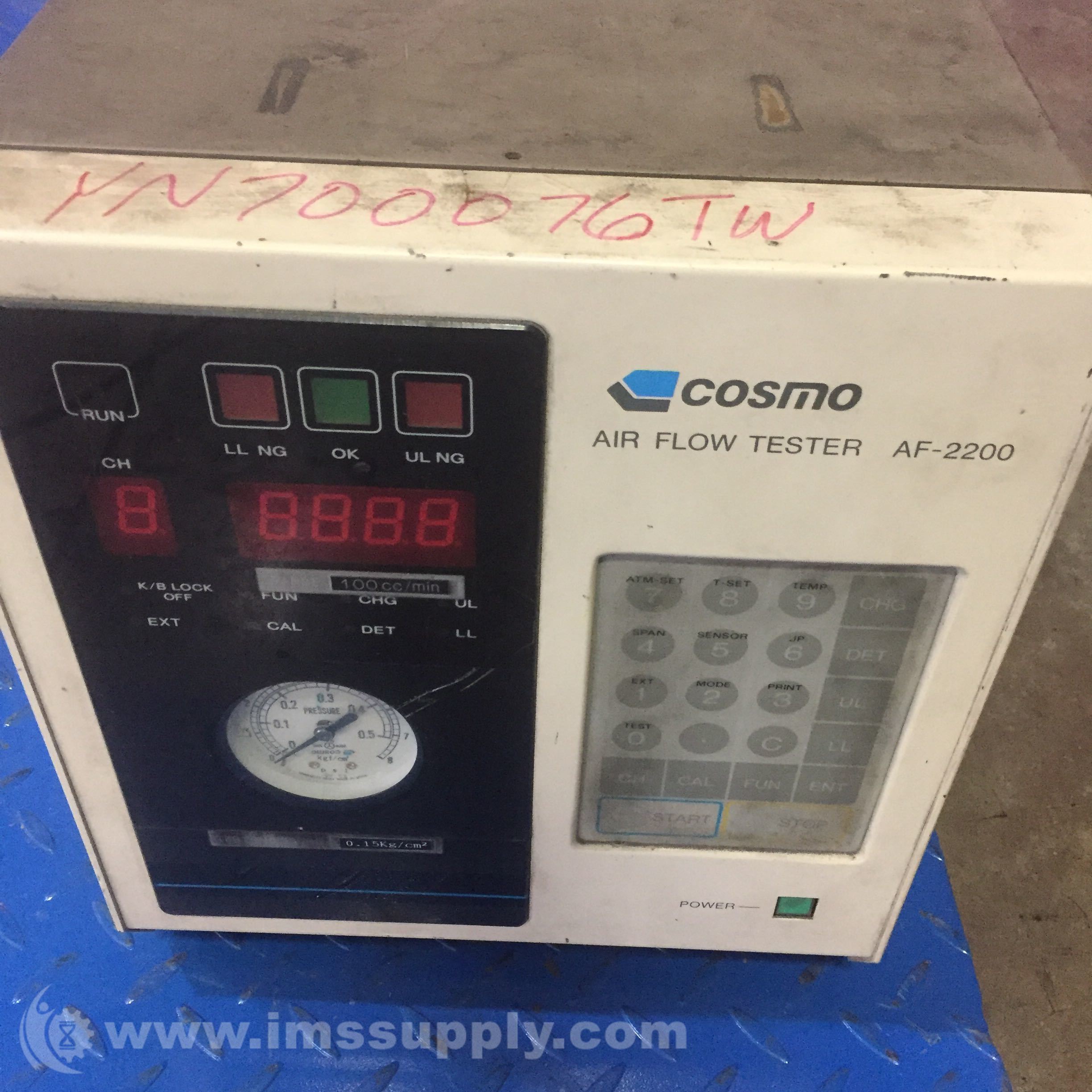 Cosmo AF-2200 BJR Air Flow Leak Tester - IMS Supply