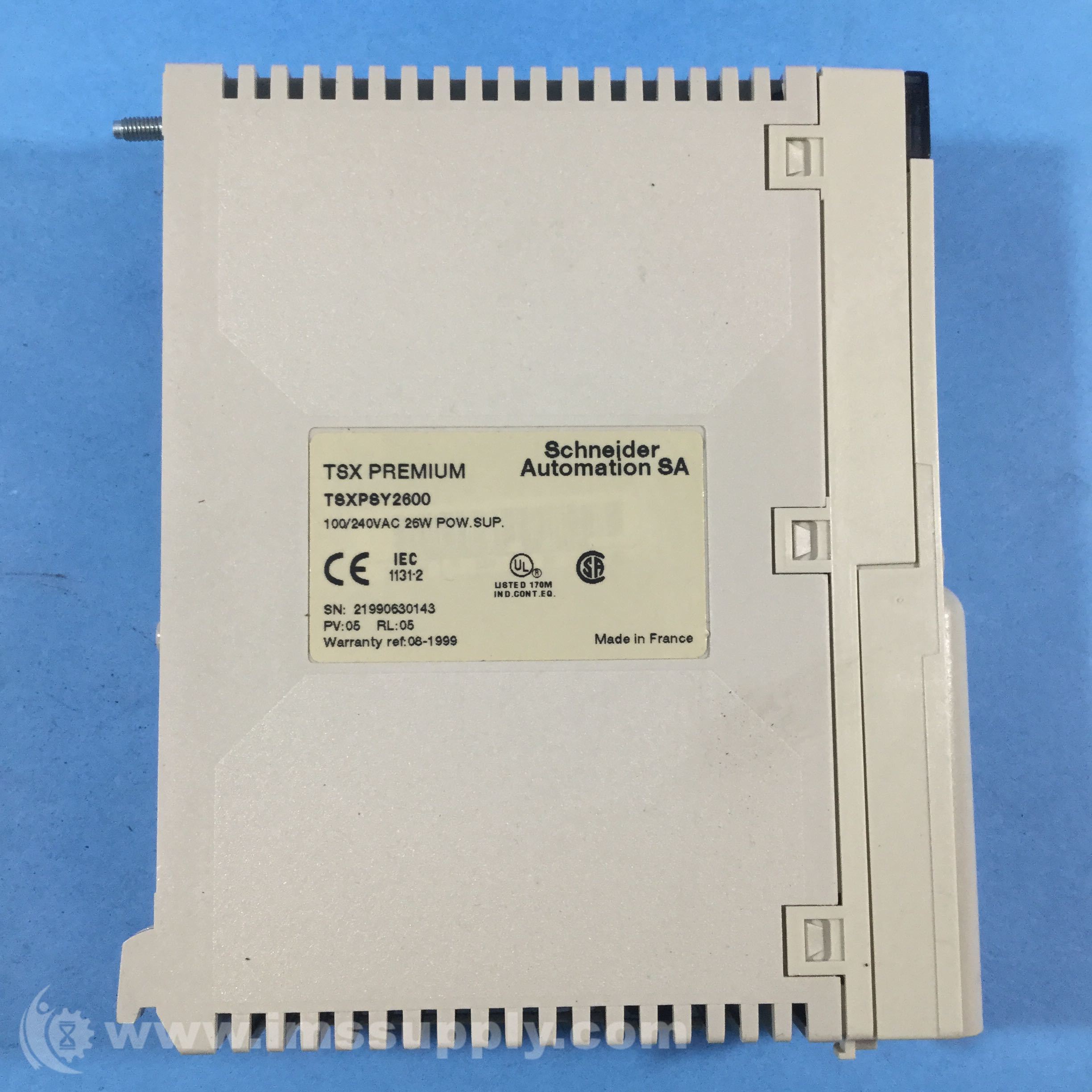 Schneider Automation Inc TSXPSY2600, Power Supply - IMS Supply