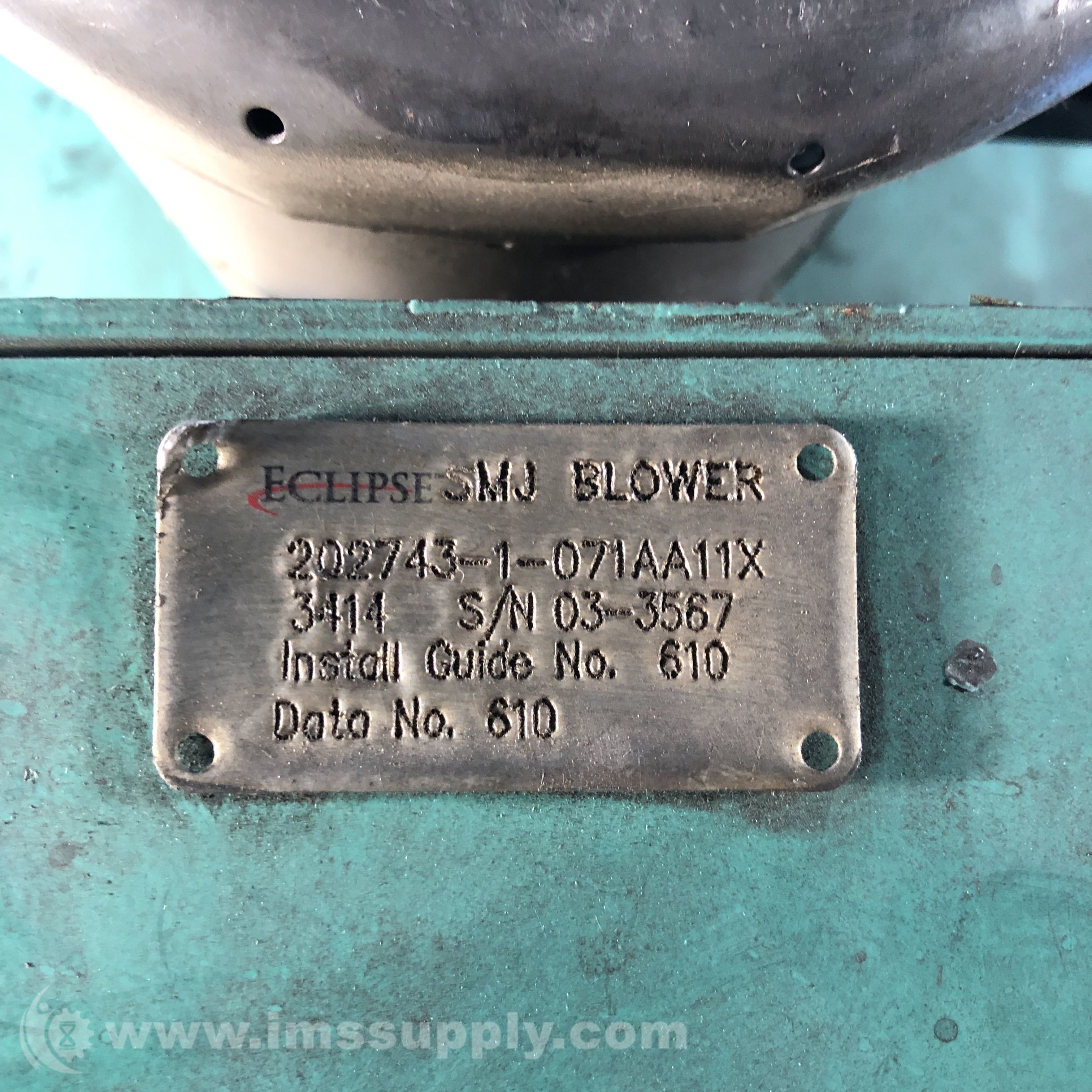 Eclipse SMJ Blower - IMS Supply
