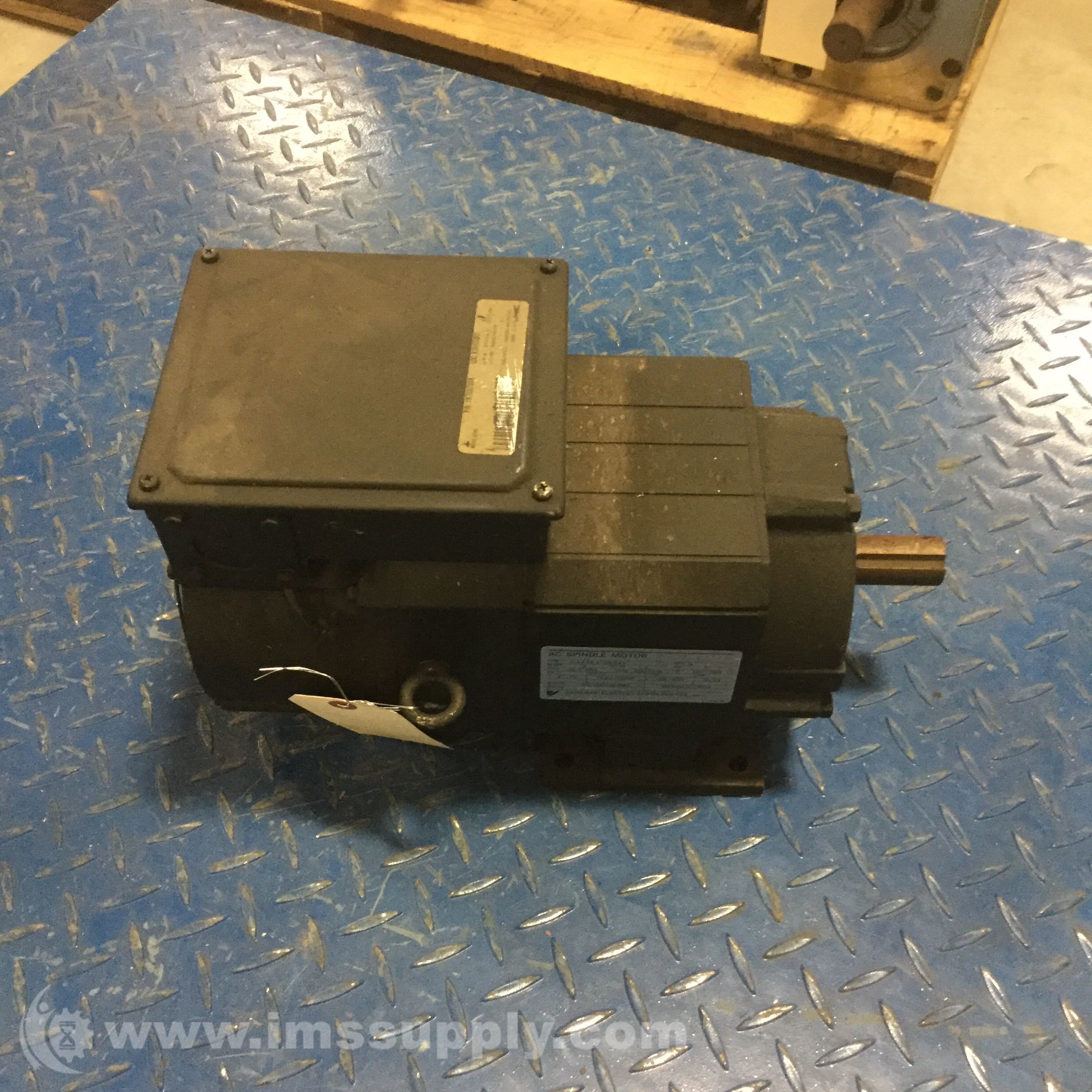Yaskawa UAASKA-04CA3 AC Spindle Motor, 3-Phase, 4-Poles - IMS Supply