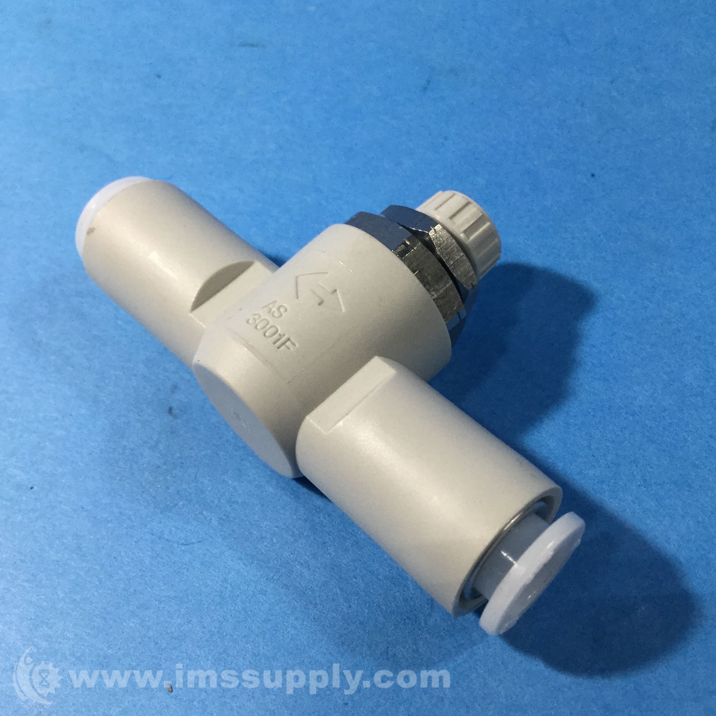 SMC AS3001FG-08 Inline Flow Control, for 8mm OD tube - IMS Supply