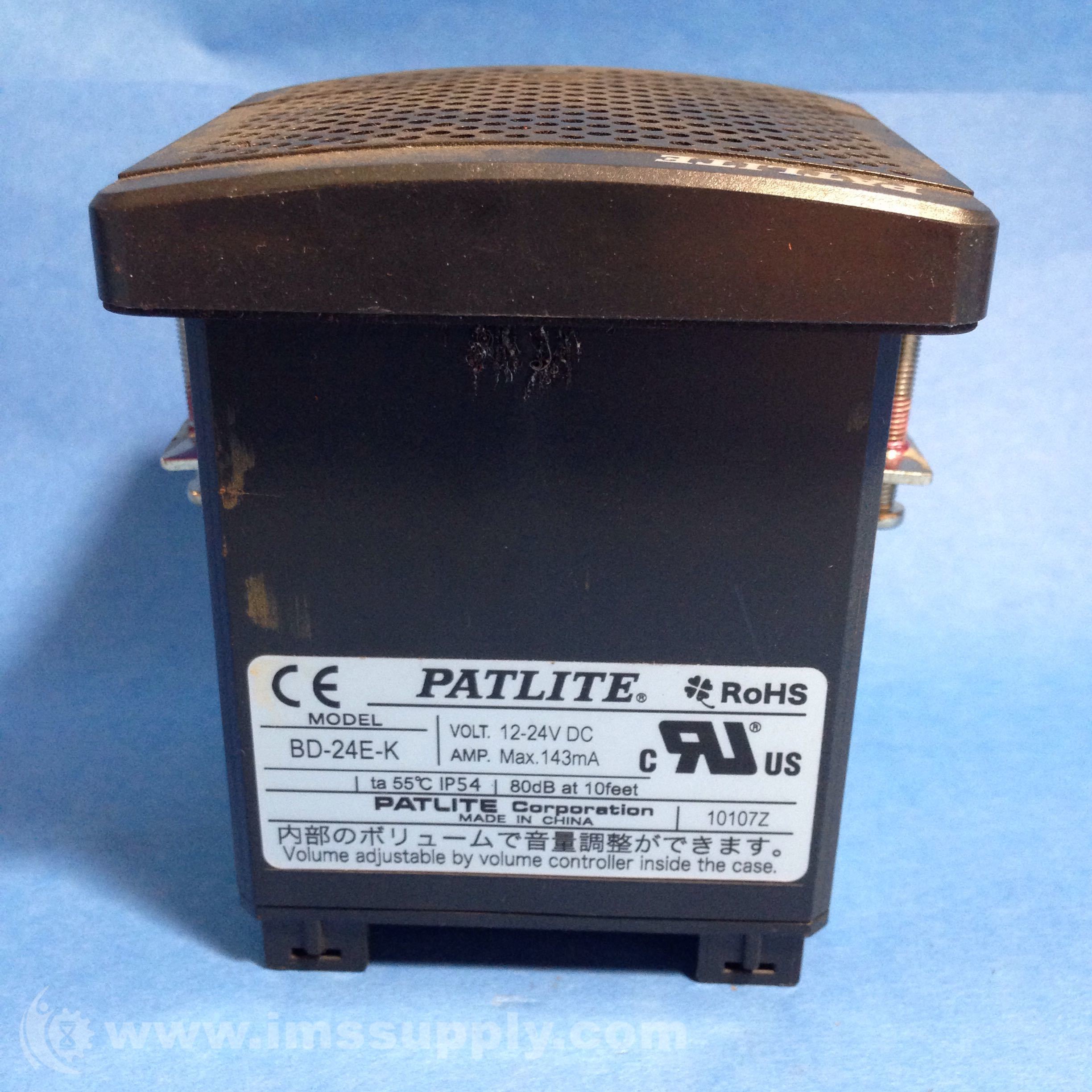 Patlite BD-24E-K Audible Alarm - IMS Supply