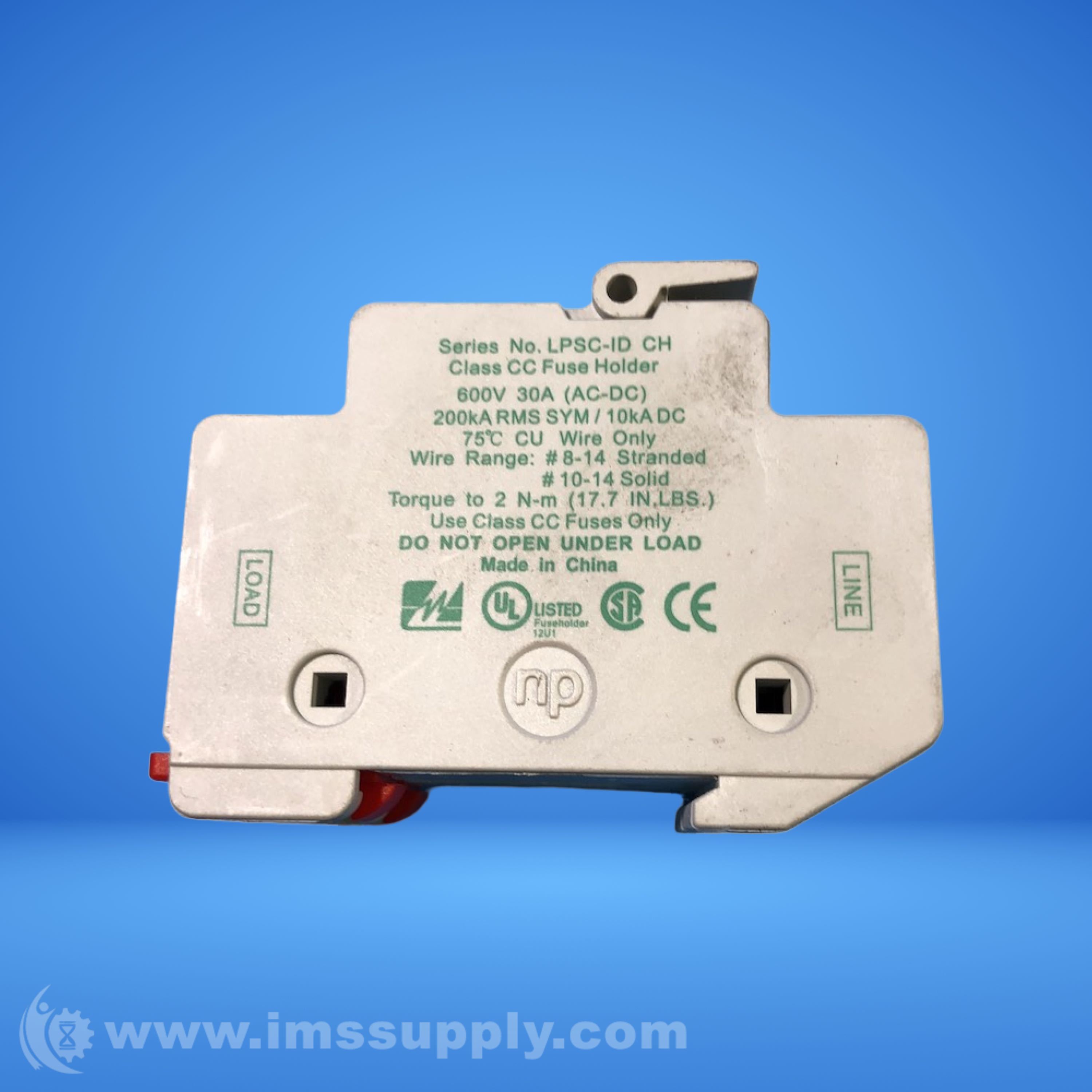 Littelfuse LPSC-ID-CH Poles 2 Dead Front Fuse Holder - IMS Supply