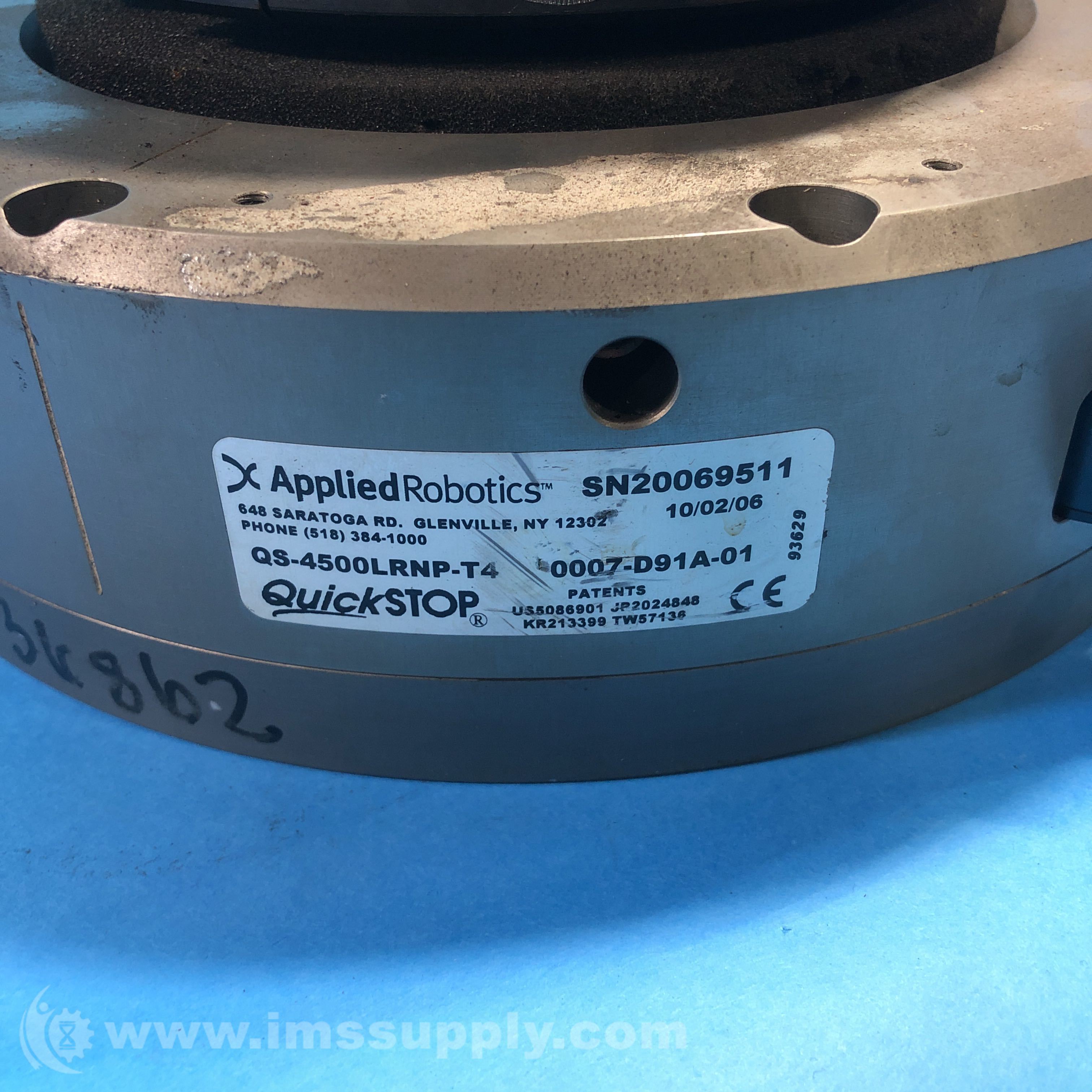 Applied Robotics Qs 4500lrnp T4 Quickstop Collision Sensor Ims Supply 