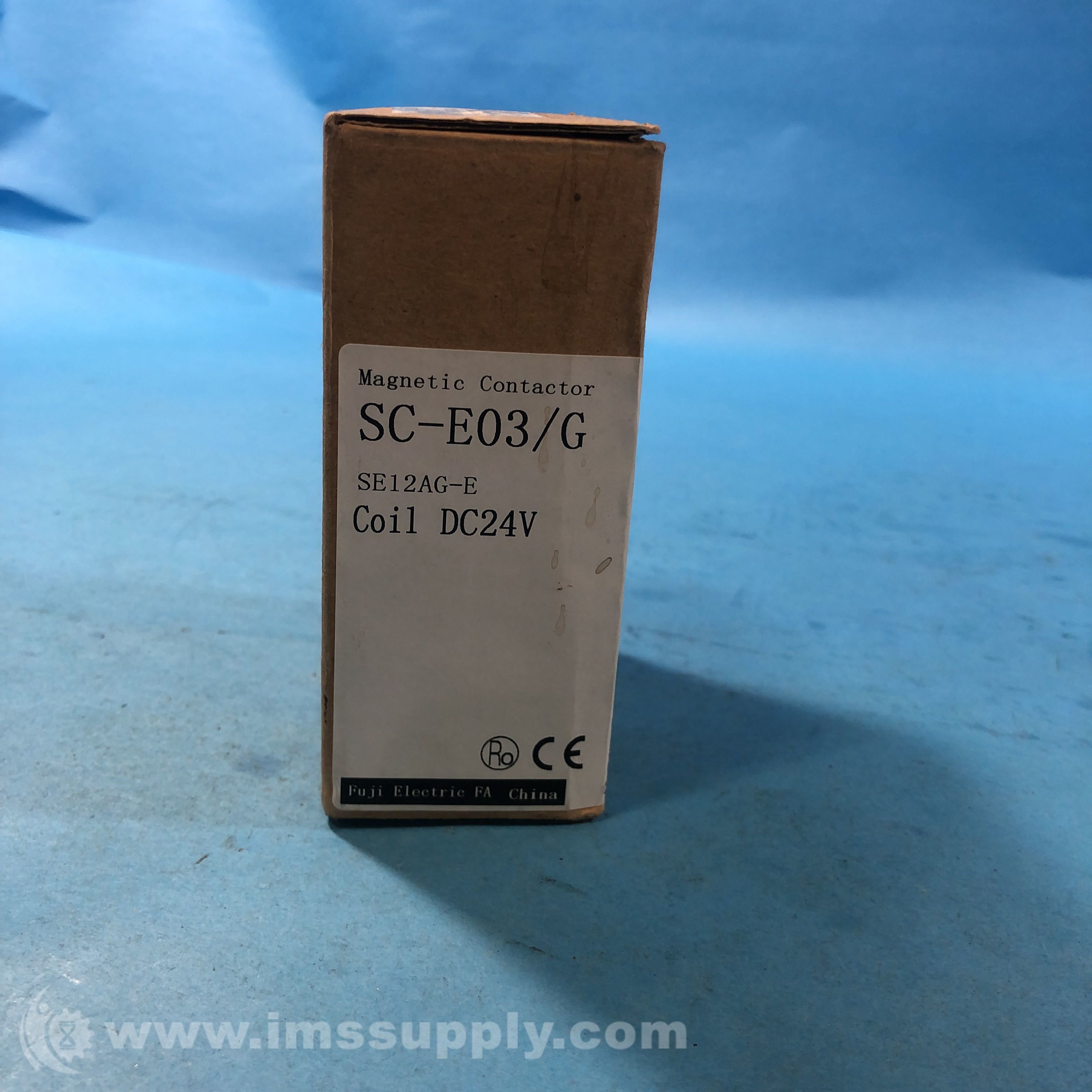 Fuji Electric SC-E03/G Magnetic Contactor, DC 24V Coil - IMS Supply