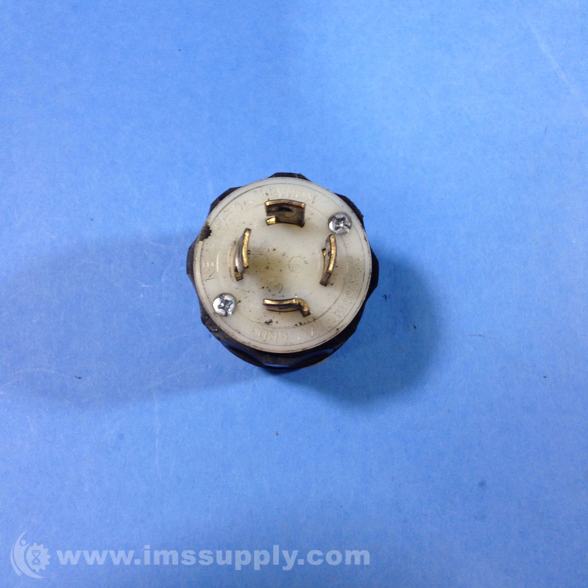 Leviton NEMA L17-30 Twist Locking Plug 30A 600V 3 Phase - IMS Supply