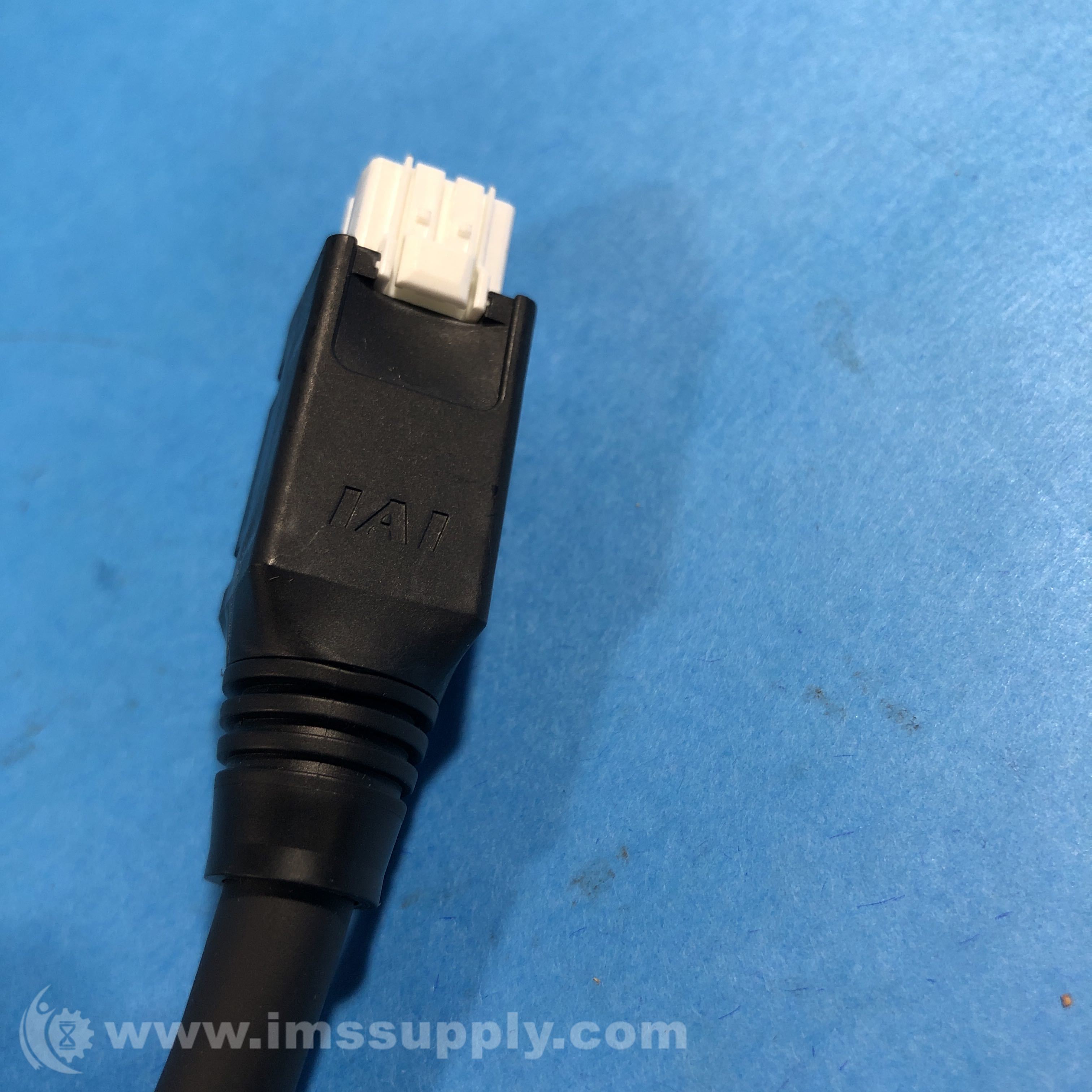 IAI Corporation Black Connector Cable Cordset - IMS Supply