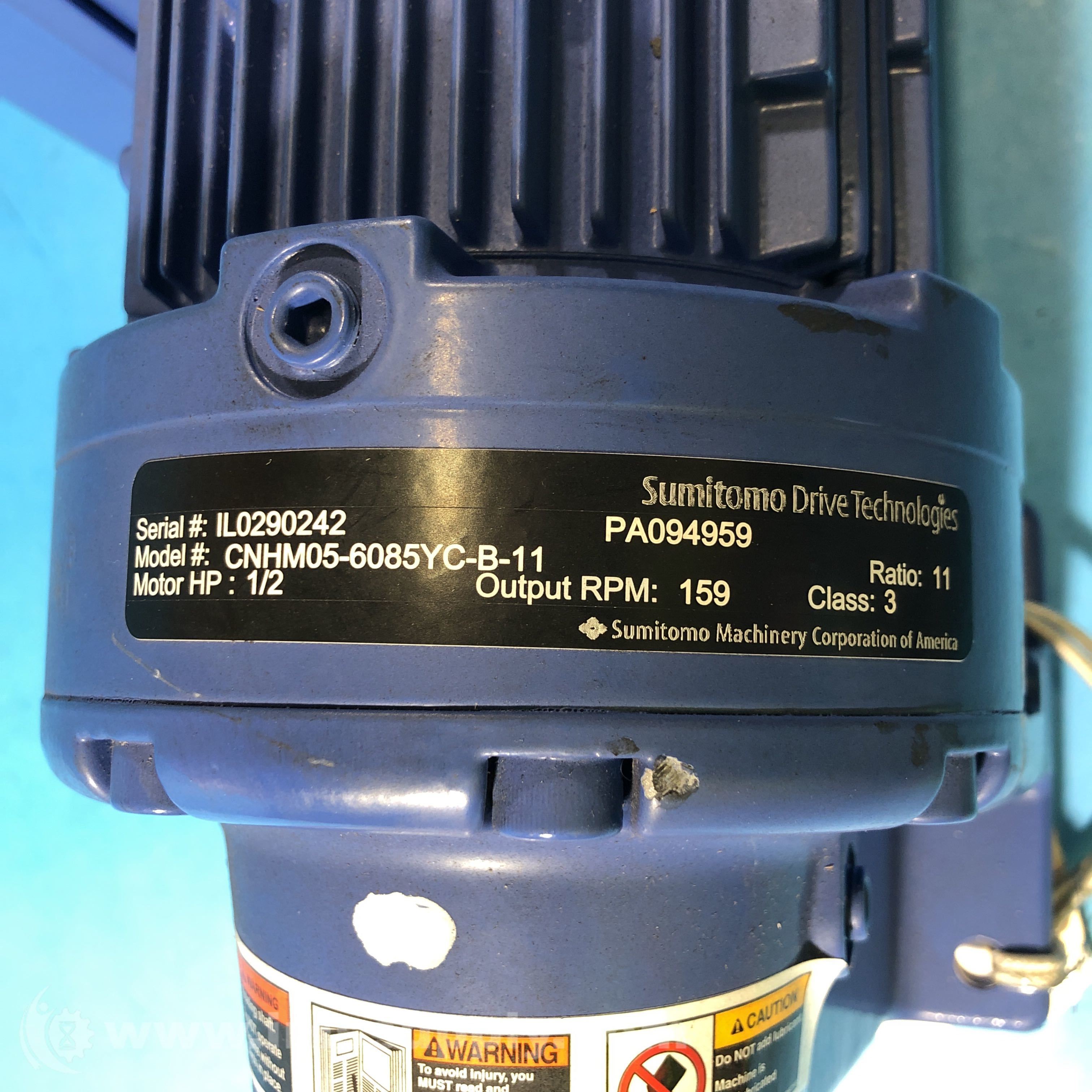 Sumitomo CNHM05-6085YC-B-11 3-Phase Induction Motor - IMS Supply