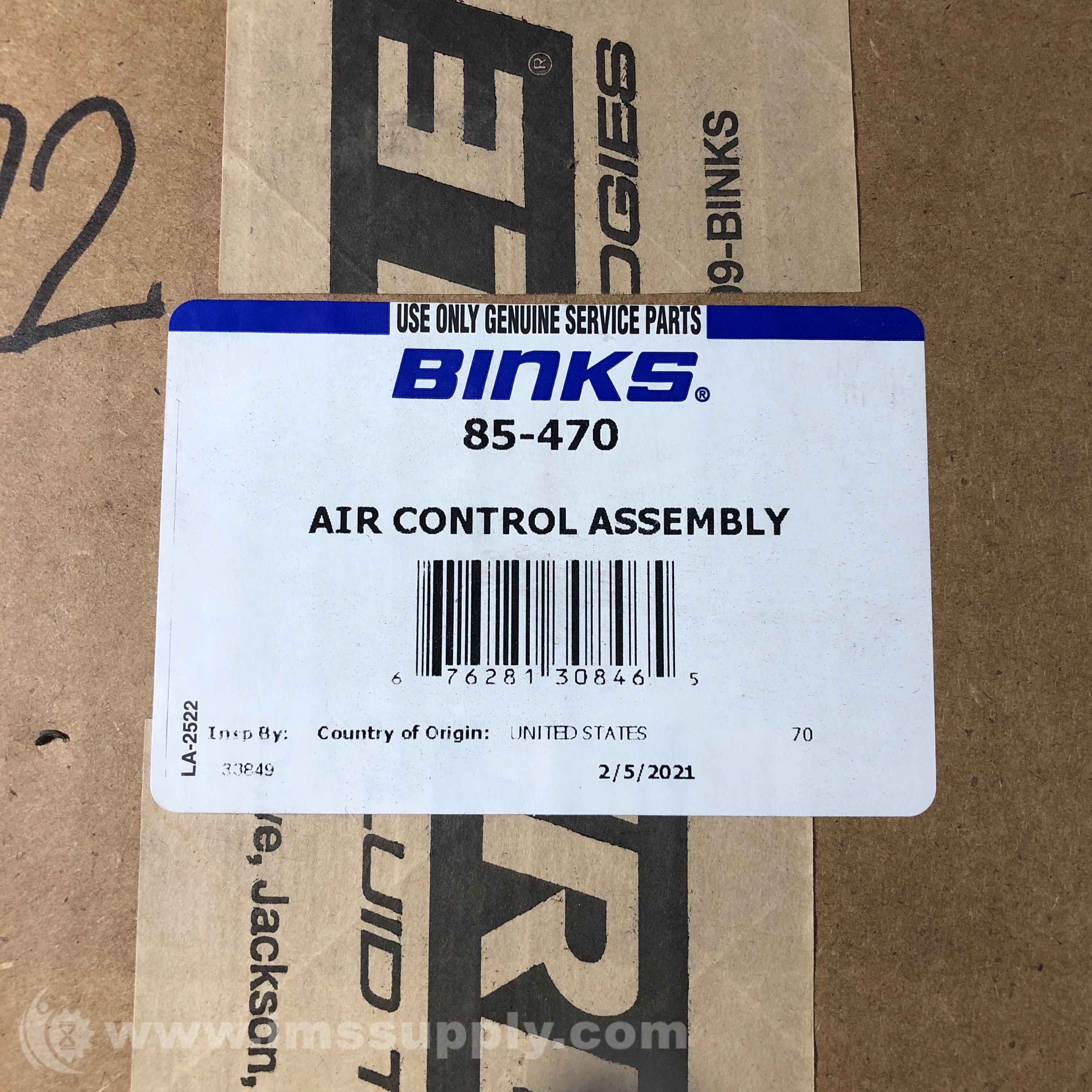 Binks 85-470 Air Control Assembly - IMS Supply